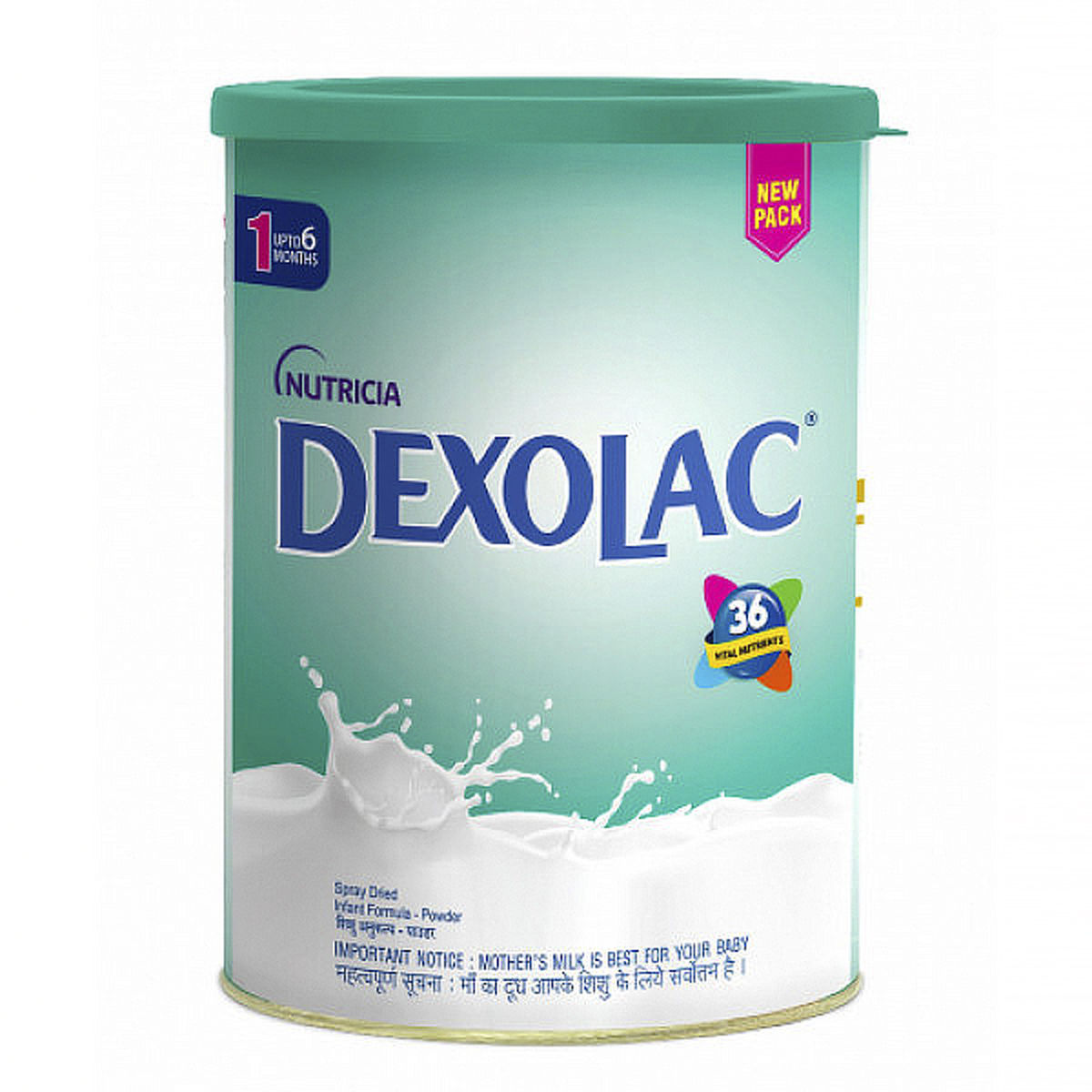 Dexolac Infant Formula Stage 1 Powder (Up to 6 Months), 400 gm Tin ...