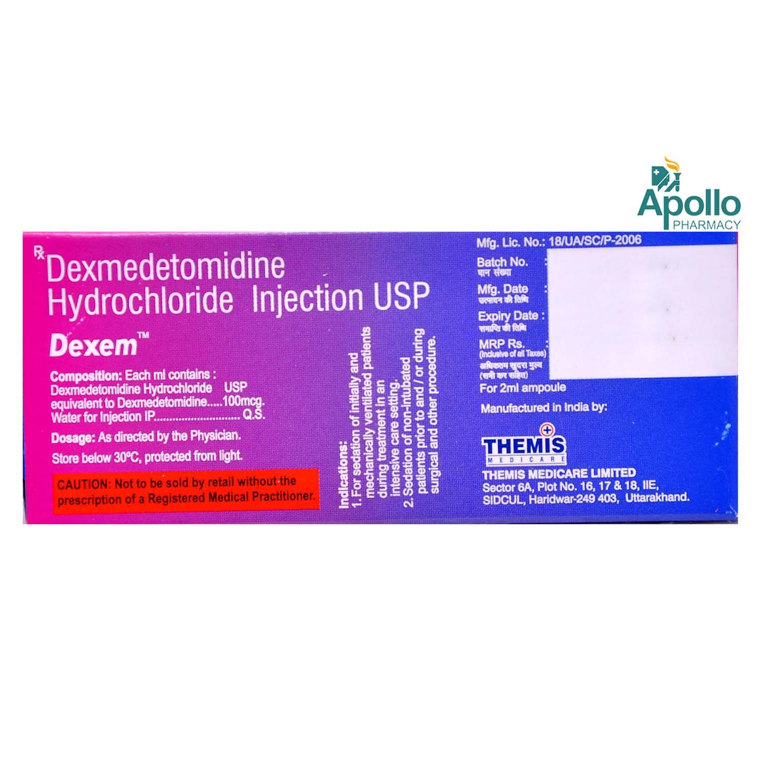 DEXEM INJECTION 2ML Price, Uses, Side Effects, Composition - Apollo ...