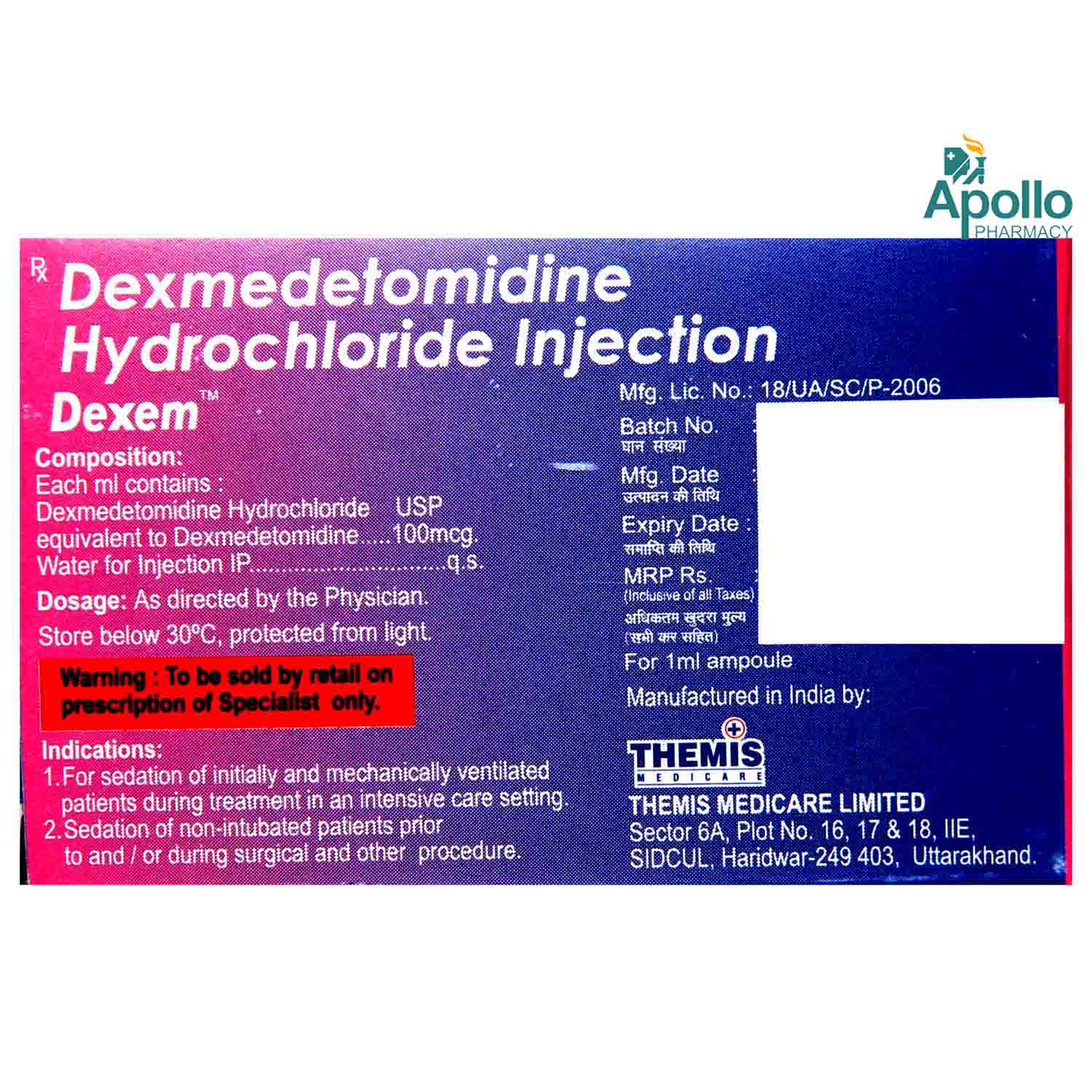 DEXEM INJECTION 1ML Price, Uses, Side Effects, Composition - Apollo ...
