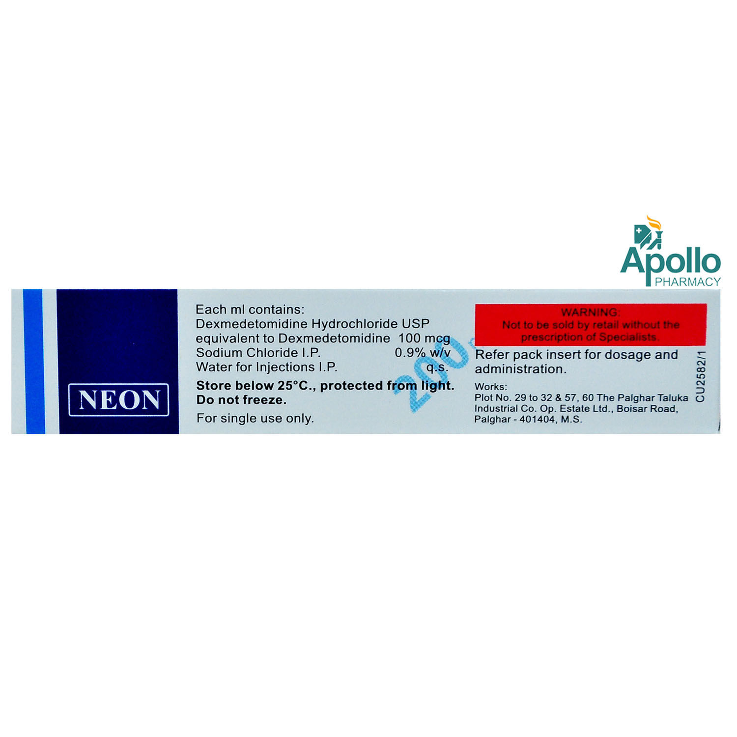 DEXTOMID 200MCG INJECTION 2ML Price, Uses, Side Effects, Composition ...