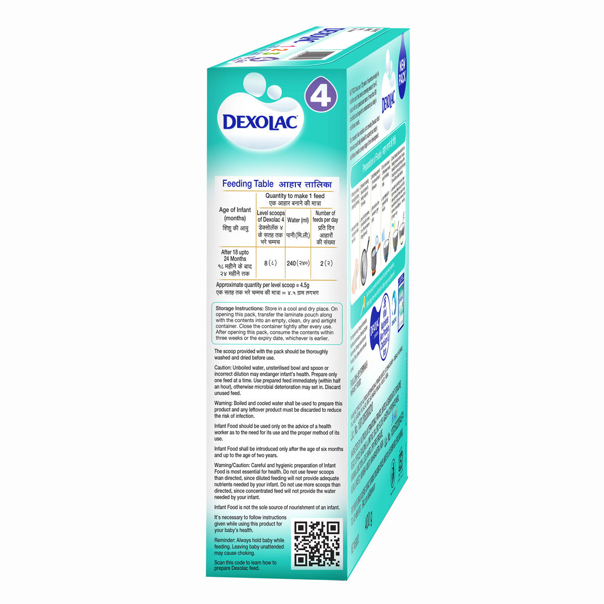 Dexolac Follow-Up Formula Stage 4 Powder (18-24 Months), 800 gm (2 x ...