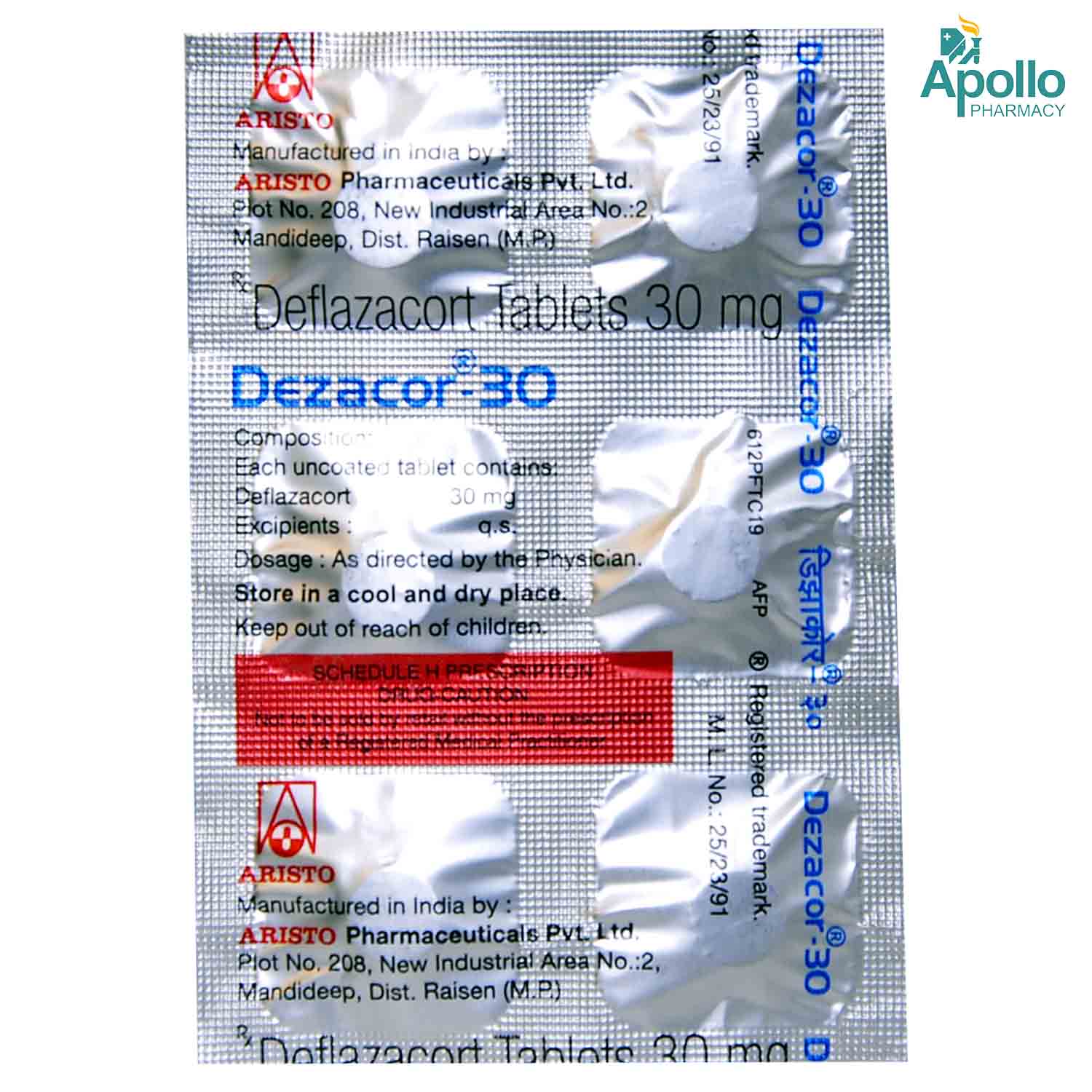 Dezacor 30 Tablet 6's Price, Uses, Side Effects, Composition - Apollo ...