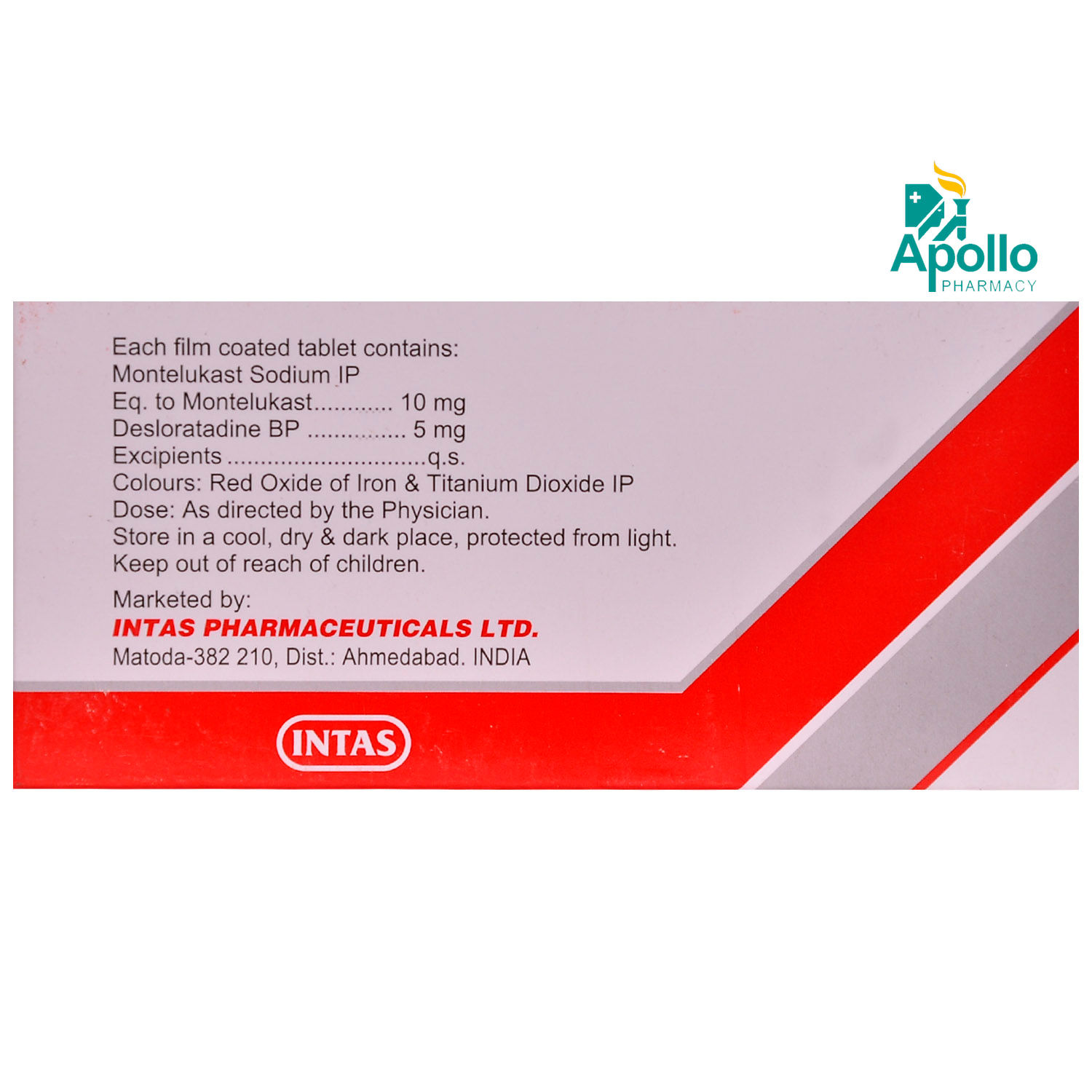 Dezlorid M Tablet 10's Price, Uses, Side Effects, Composition - Apollo ...