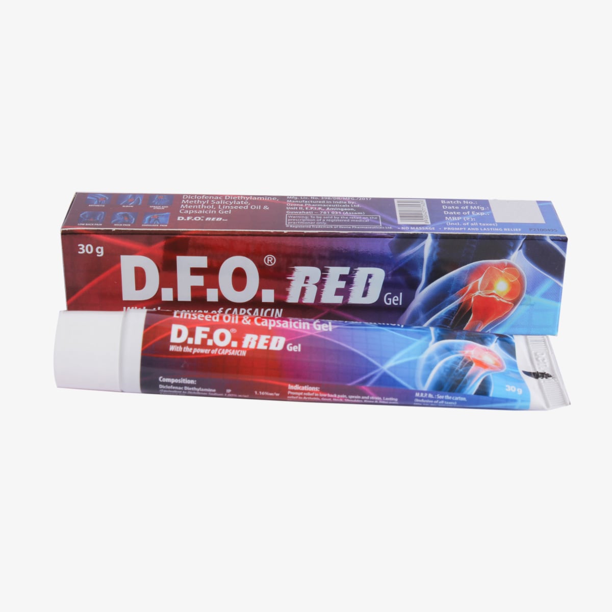 D.F.O. Red Gel 30 gm Price, Uses, Side Effects, Composition - Apollo ...
