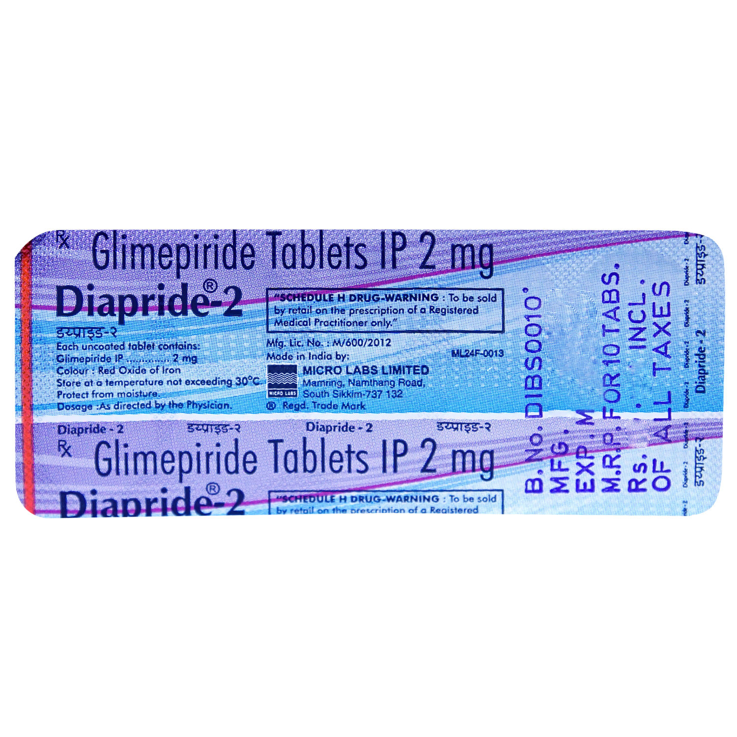 DIAPRIDE 2MG TABLET Price, Uses, Side Effects, Composition - Apollo ...