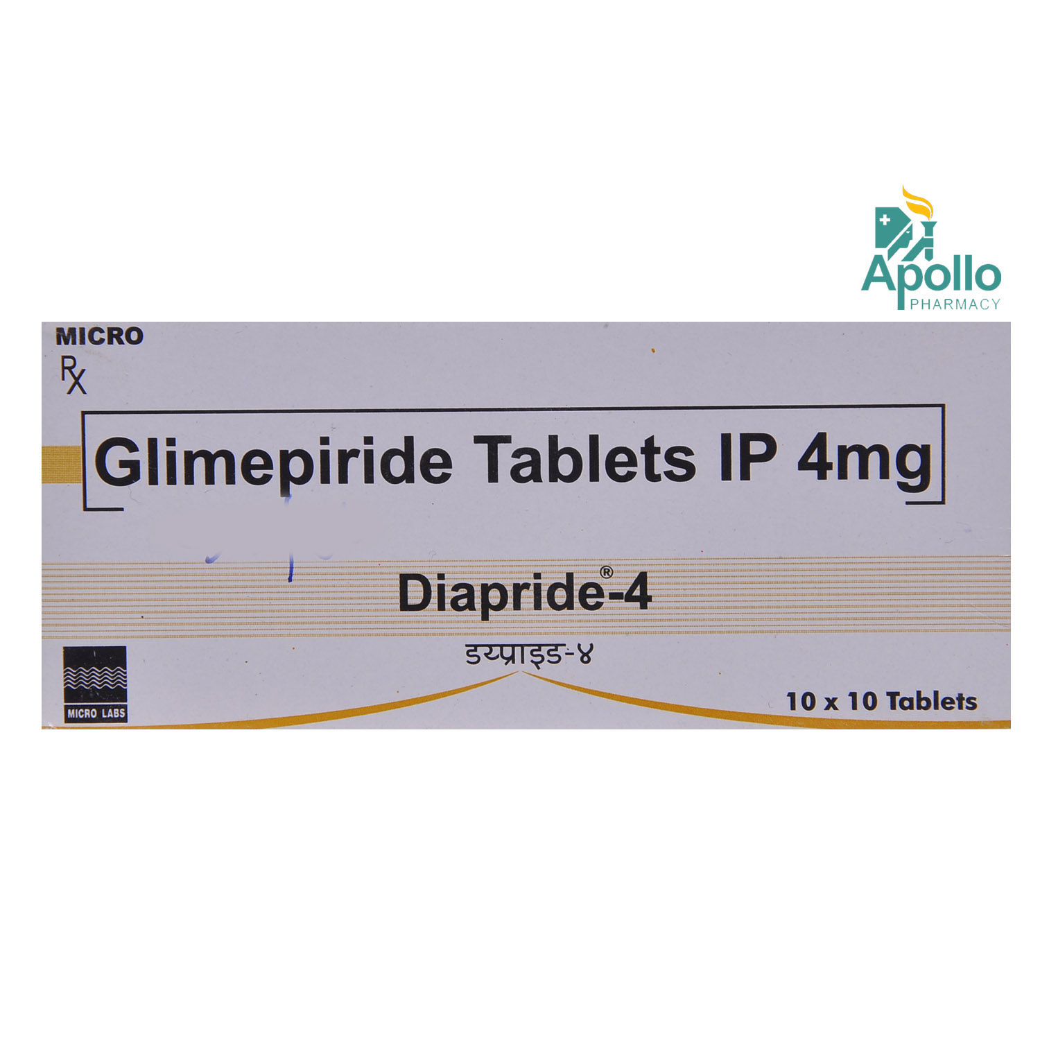 Diapride-4 Tablet 10's Price, Uses, Side Effects, Composition - Apollo ...