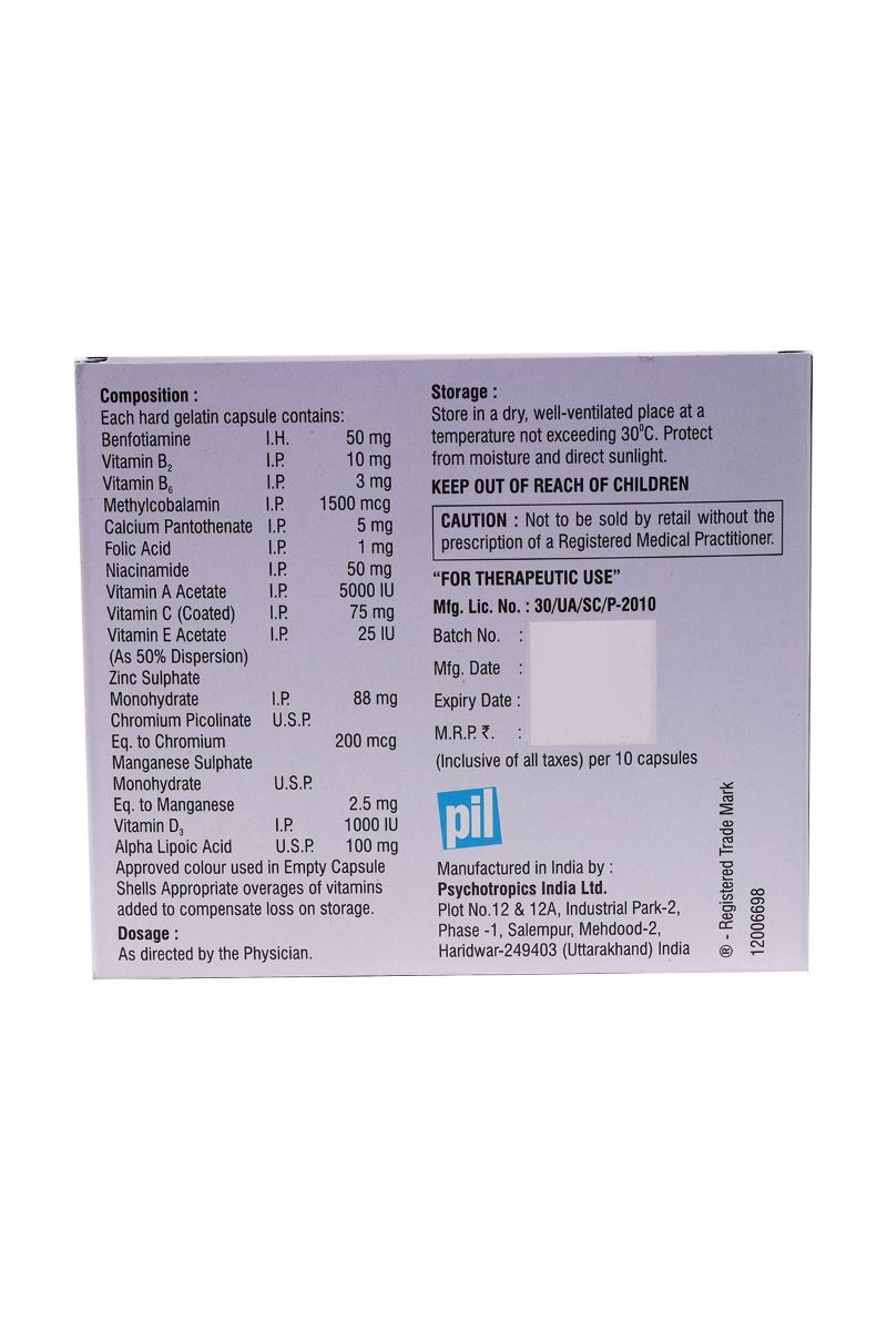 Diabevit Capsule 10's Price, Uses, Side Effects, Composition - Apollo ...