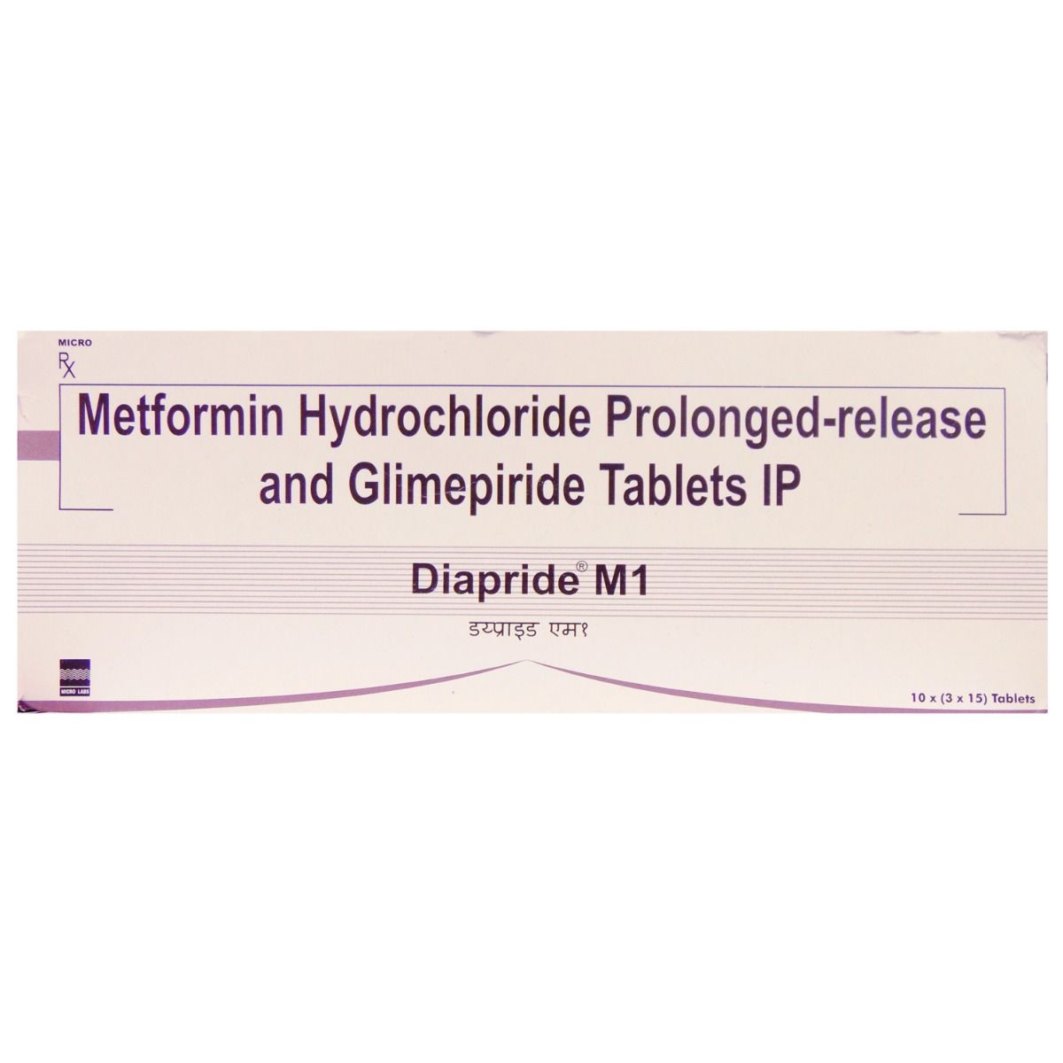 Diapride M 1 Tablet 15's Price, Uses, Side Effects, Composition ...