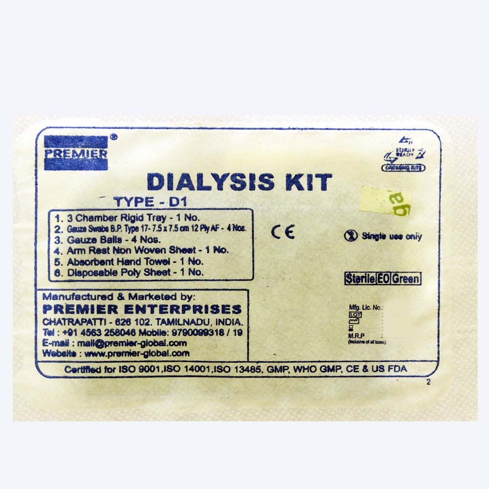 DC Dialysis Kit -Sterile (Premier) Price, Uses, Side Effects ...