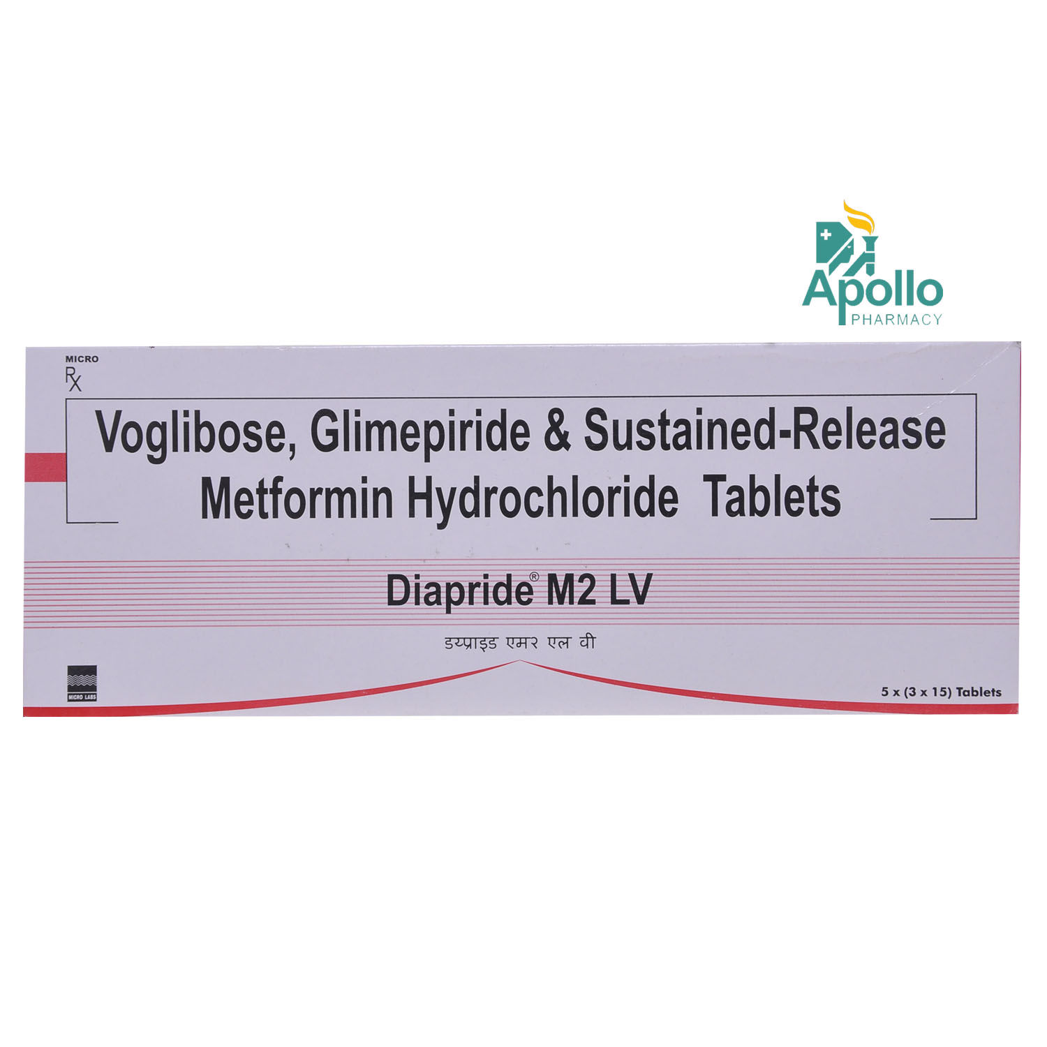 DIAPRIDE M2 LV TABLET 15'S Price, Uses, Side Effects, Composition ...