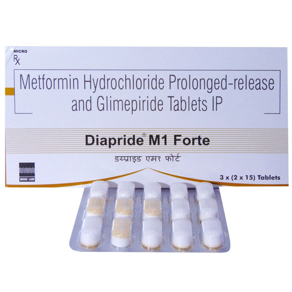 Diapride M1 Forte Tablet 15's Price, Uses, Side Effects, Composition ...