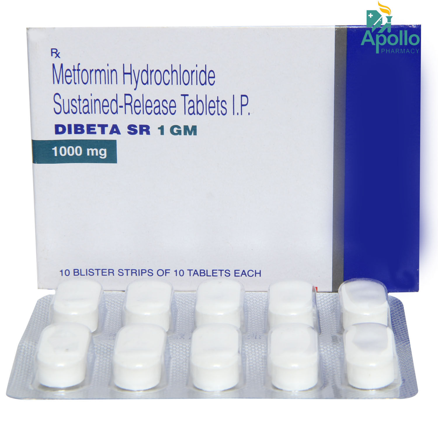 Dibeta SR 1 gm Tablet 10's Price, Uses, Side Effects, Composition ...