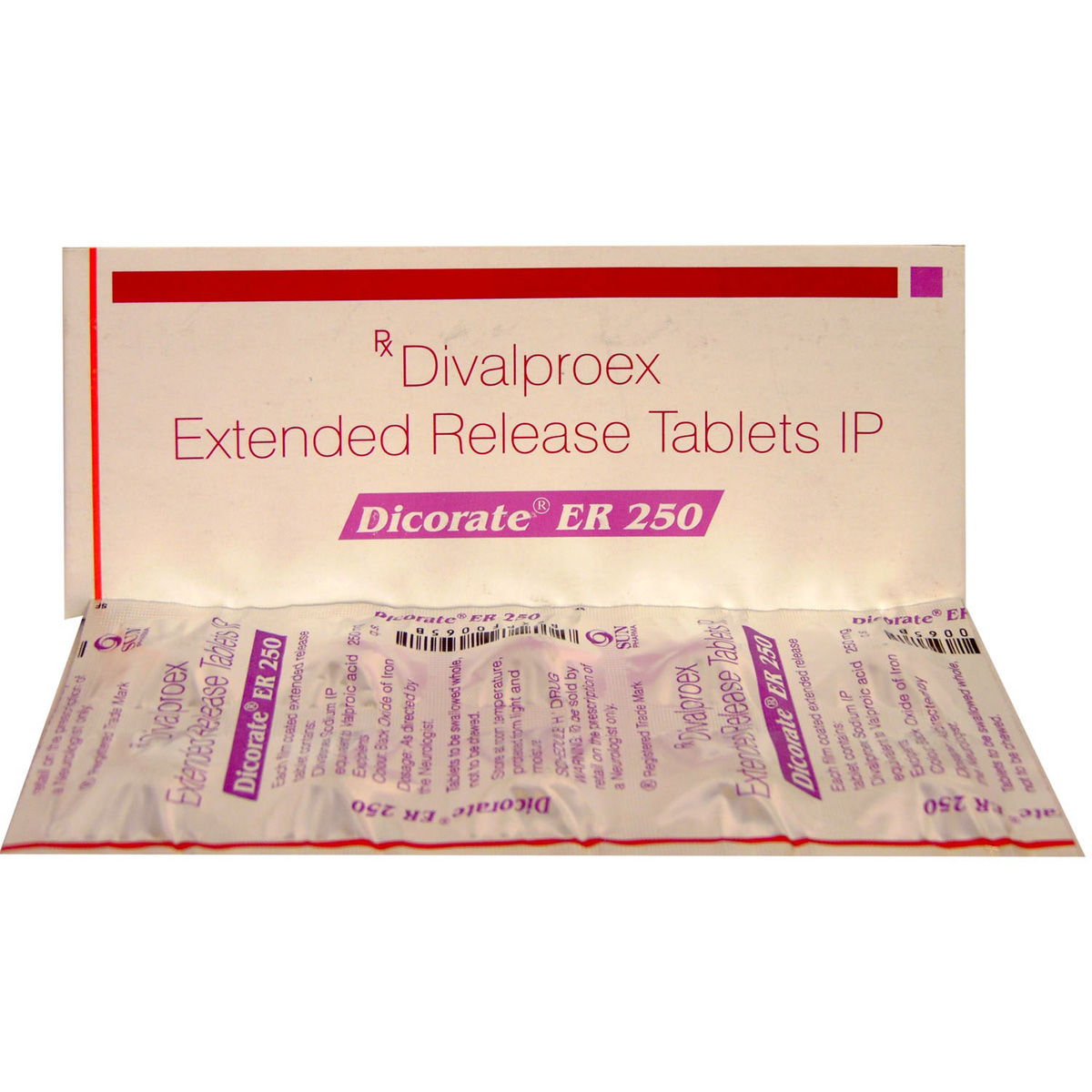 Dicorate ER 250 Tablet 10's Price, Uses, Side Effects, Composition - Apollo Pharmacy
