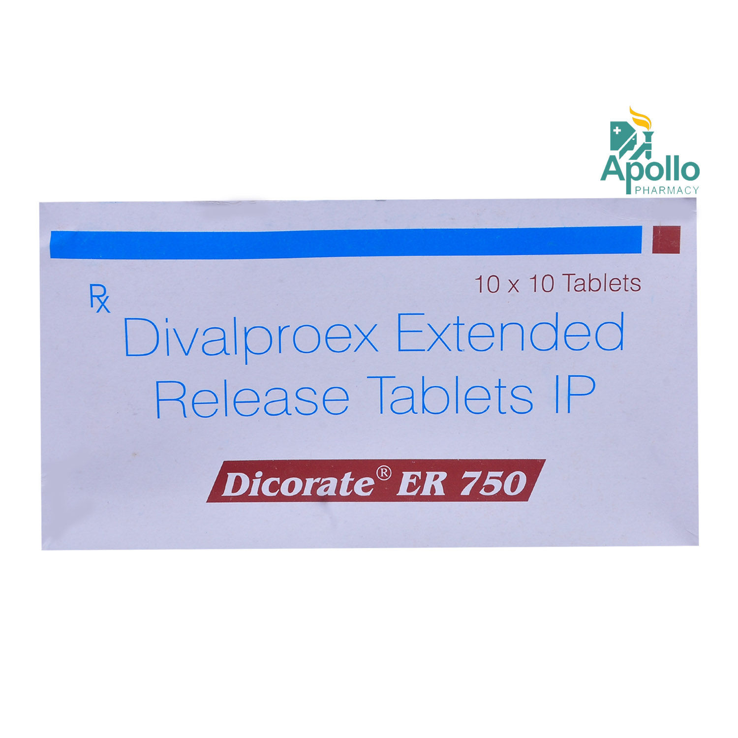 Dicorate ER 750 Tablet 10's Price, Uses, Side Effects, Composition - Apollo Pharmacy