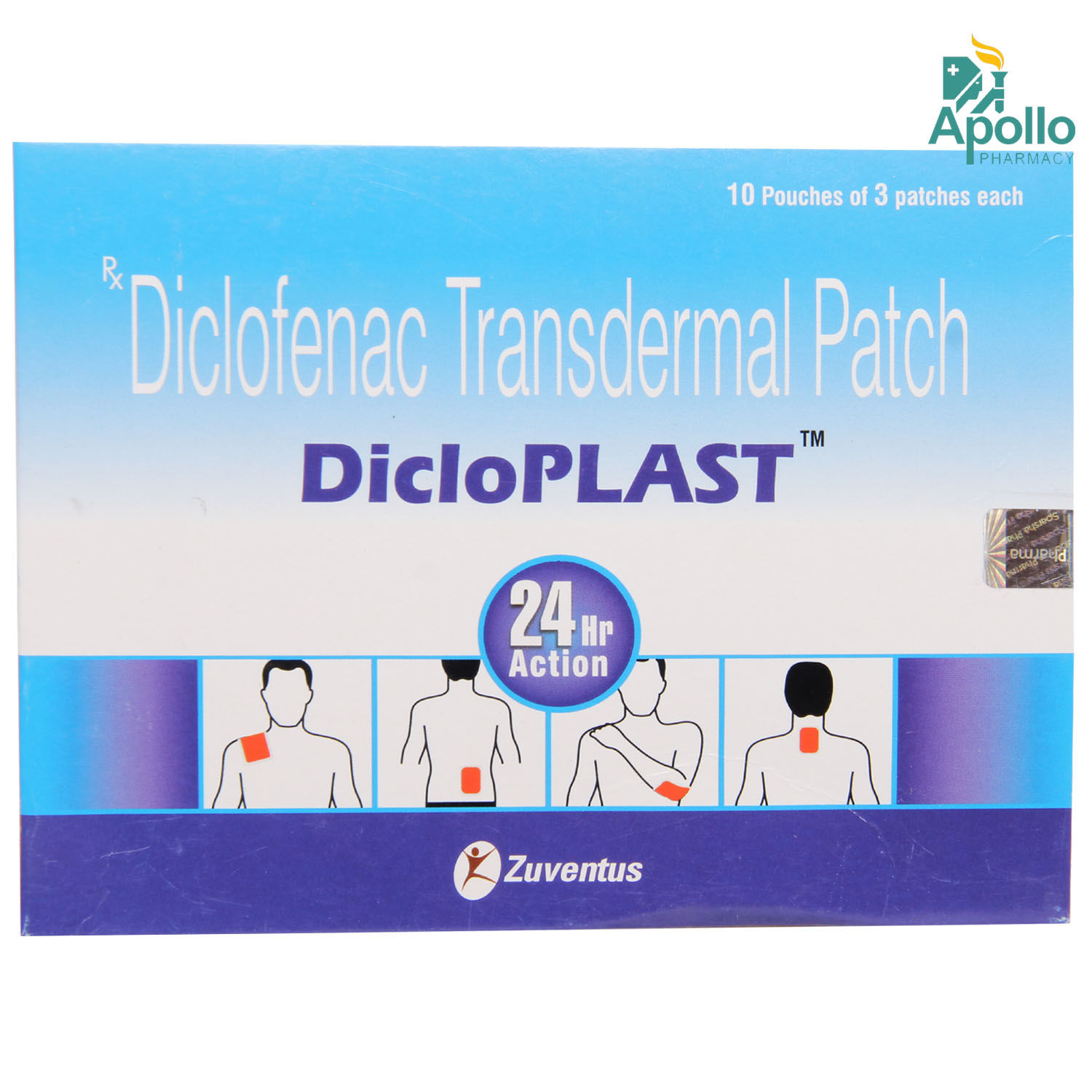 Dicloplast Patch 3's Price, Uses, Side Effects, Composition - Apollo ...