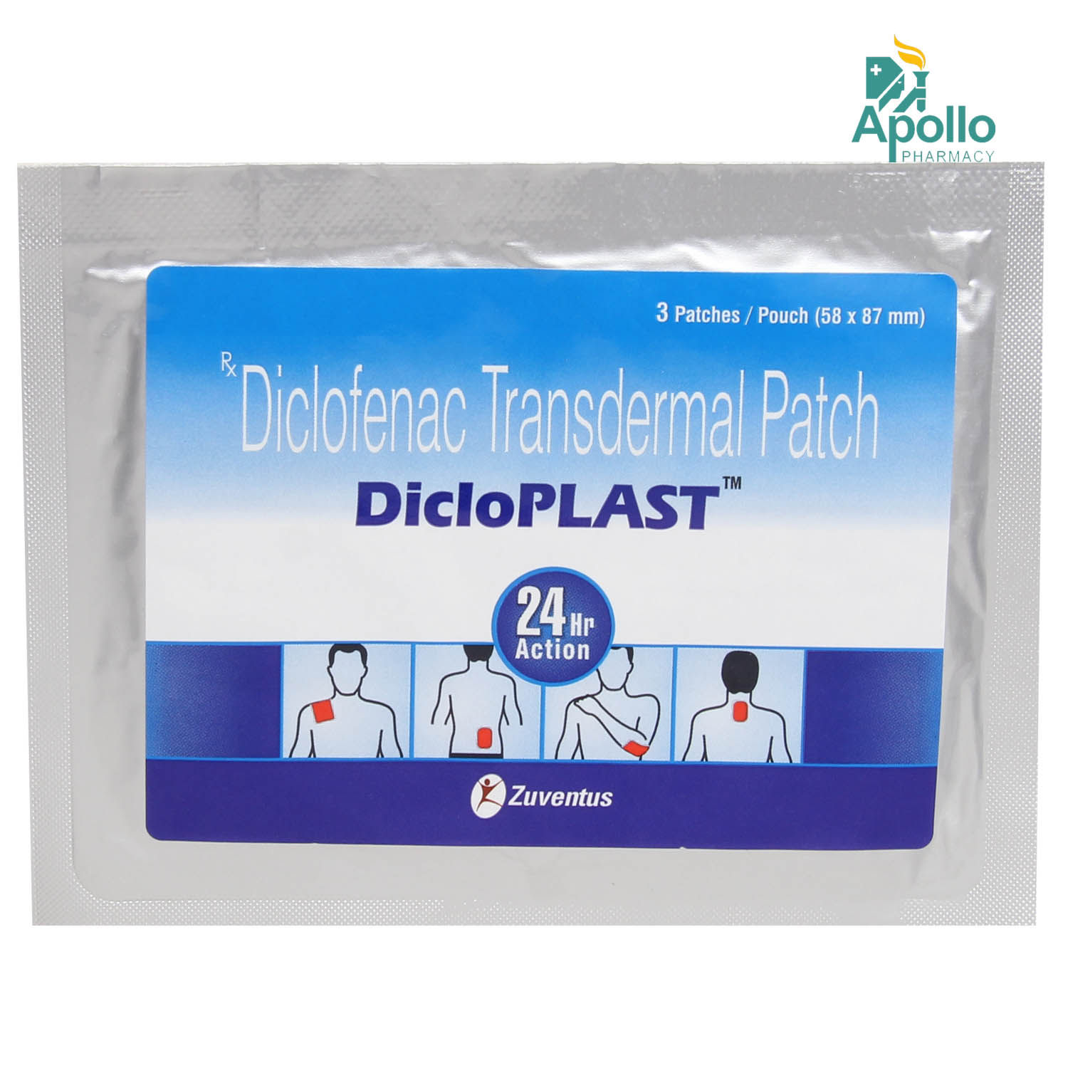 Dicloplast Patch 3's Price, Uses, Side Effects, Composition - Apollo ...