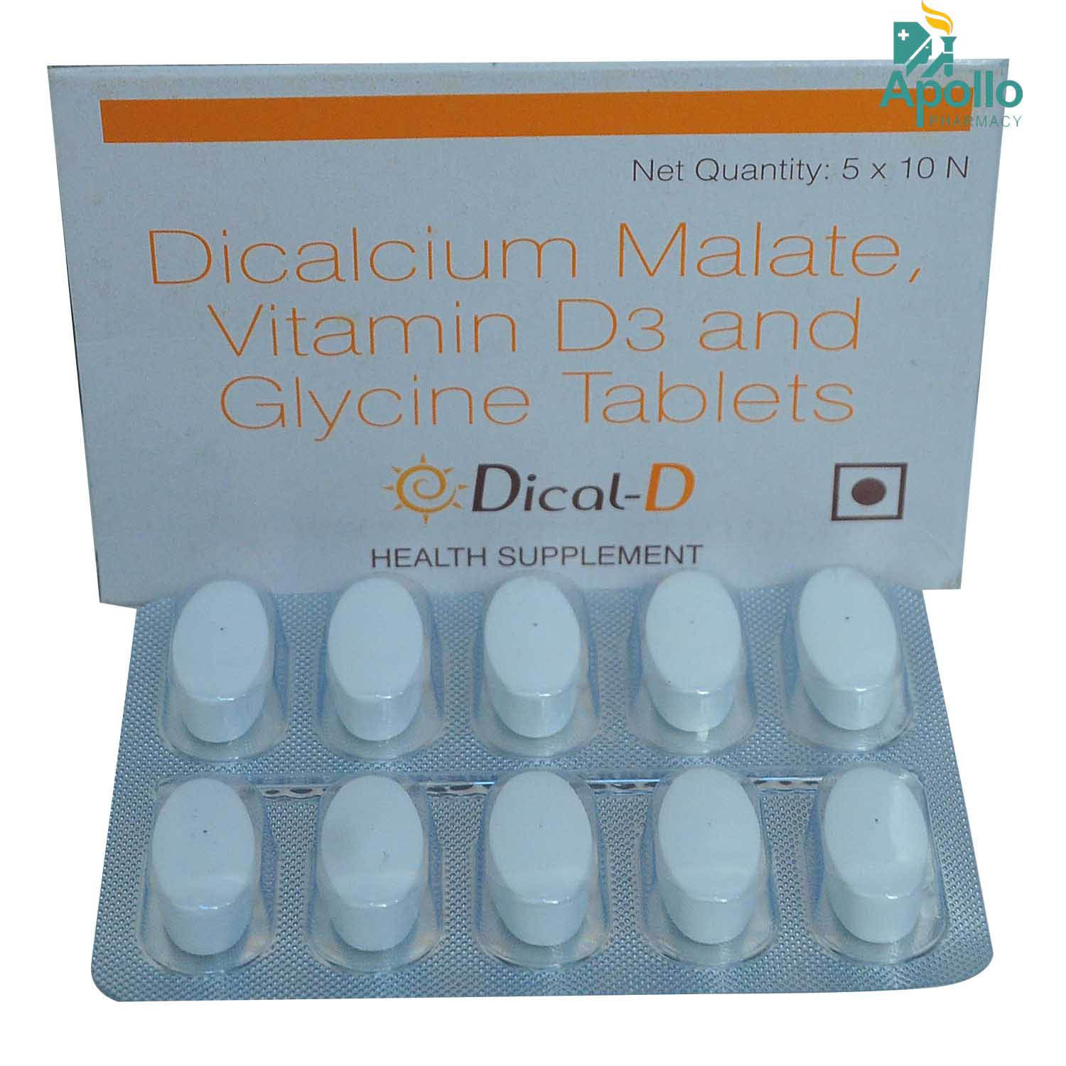 Dical-D Tablet 10's Price, Uses, Side Effects, Composition - Apollo ...