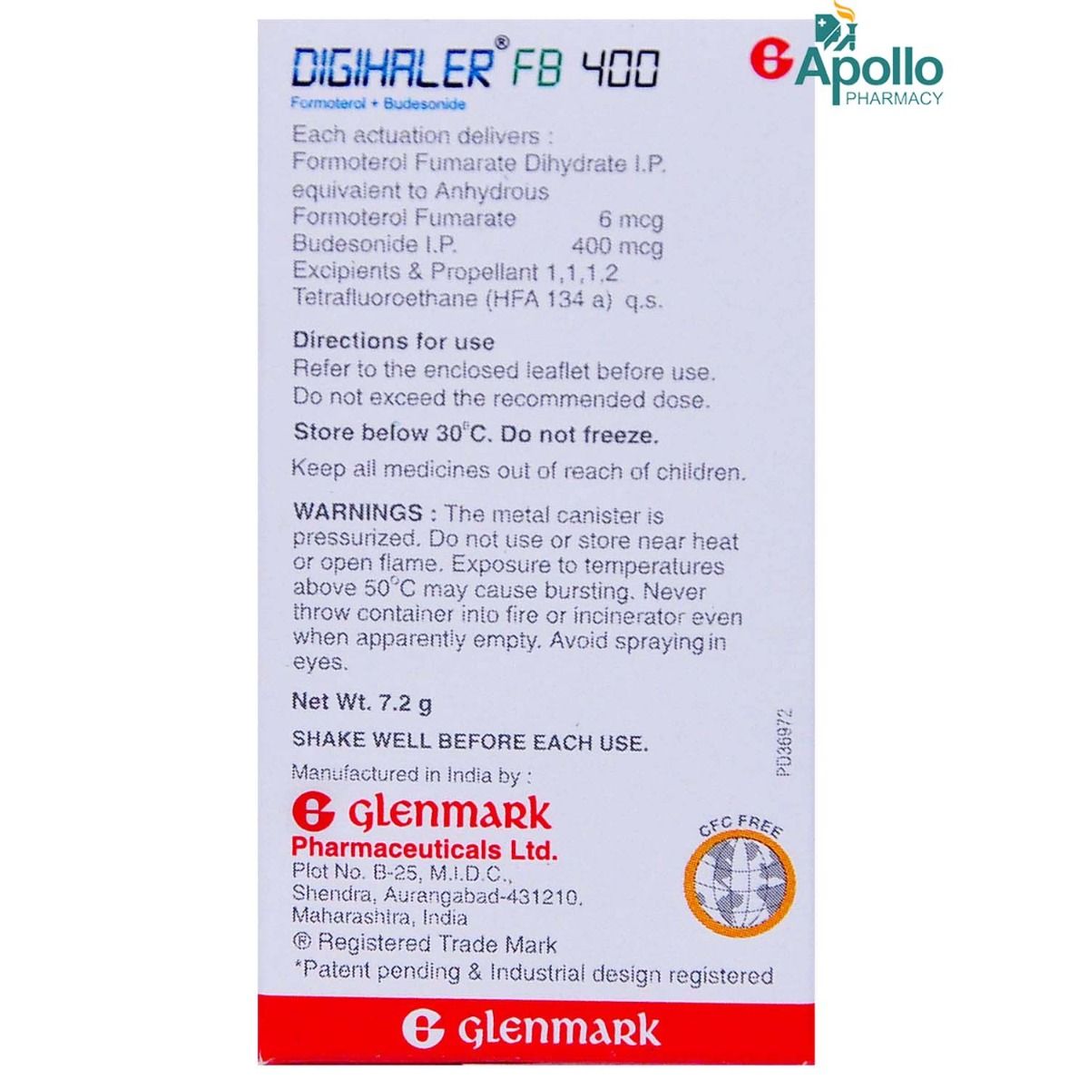 Digihaler FB 400 Inhaler Price, Uses, Side Effects, Composition ...
