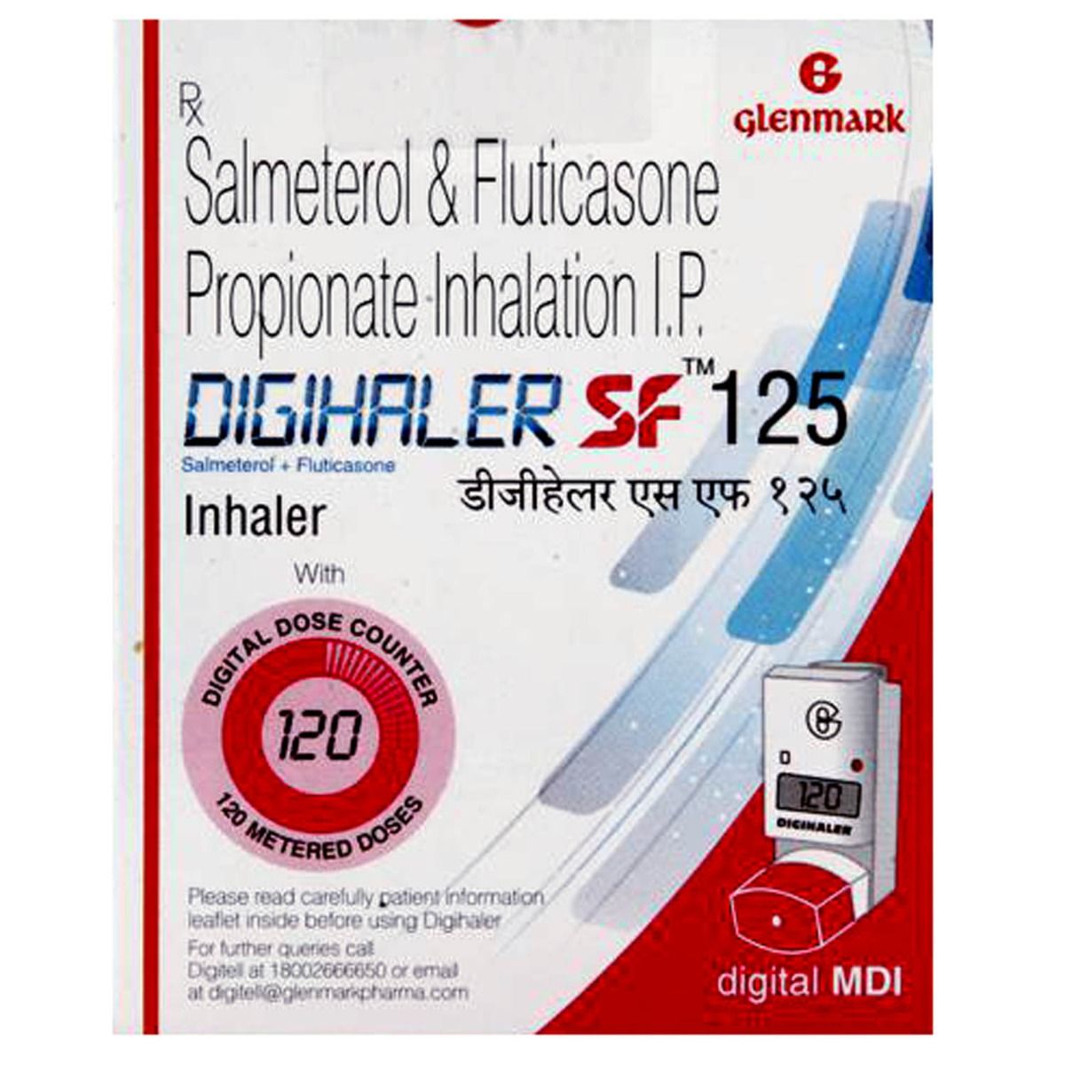 Digihaler SF 125 Inhaler 120 mdi Price, Uses, Side Effects, Composition ...