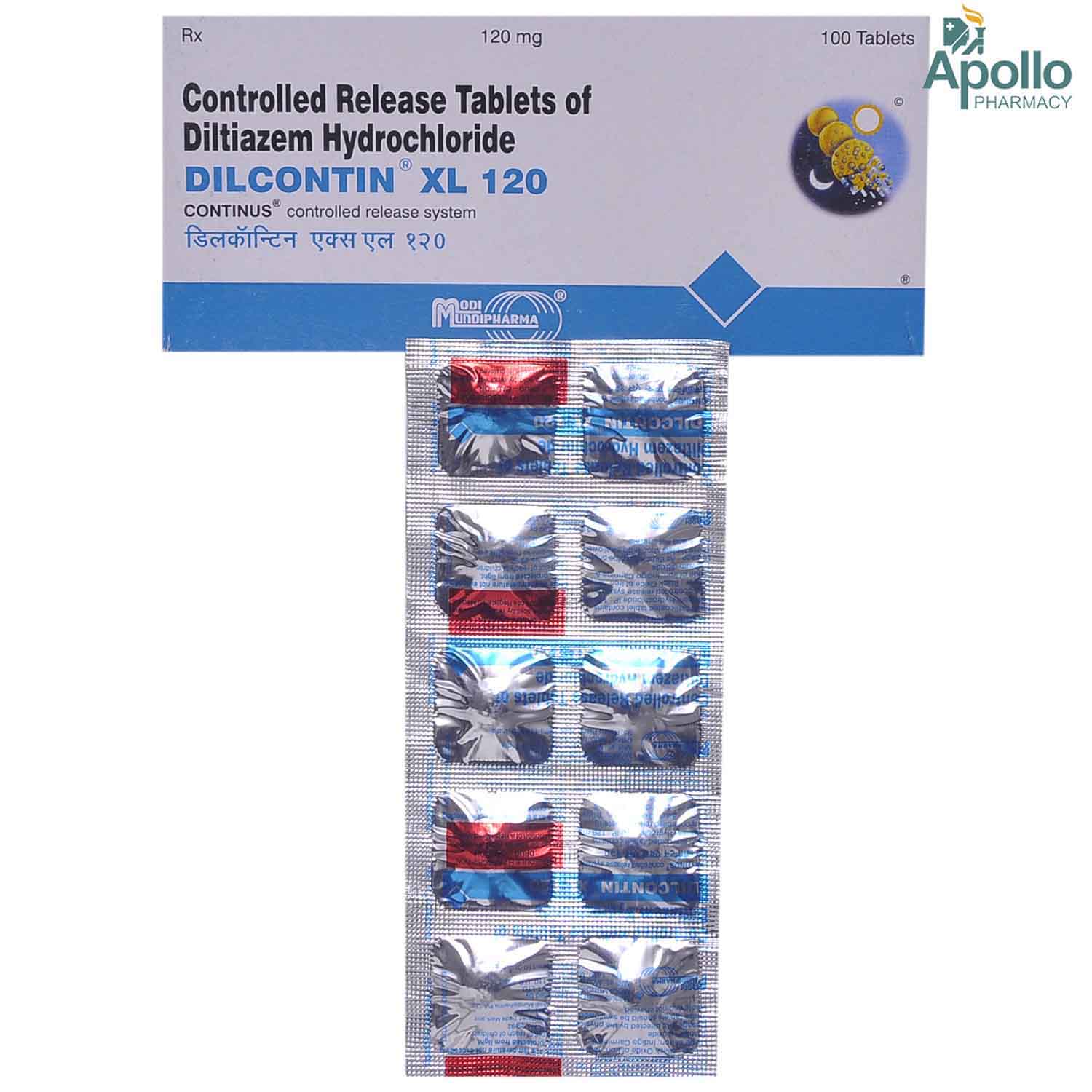 DILCONTIN XL 120MG TABLET Price, Uses, Side Effects, Composition ...