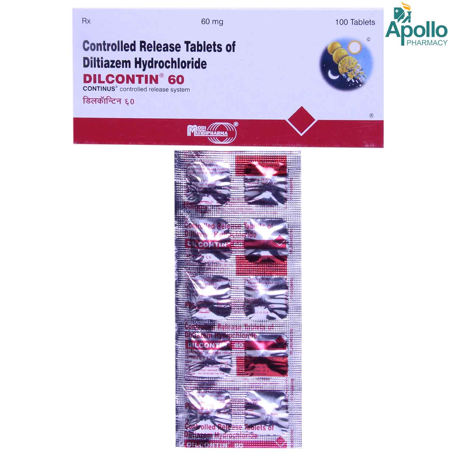 DILCONTIN 60MG TABLET Price, Uses, Side Effects, Composition - Apollo ...