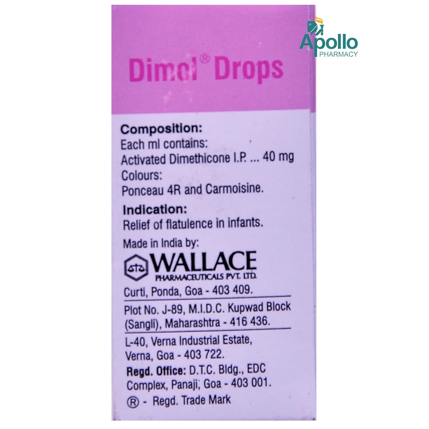 Dimol Drops 10 ml Price, Uses, Side Effects, Composition - Apollo Pharmacy