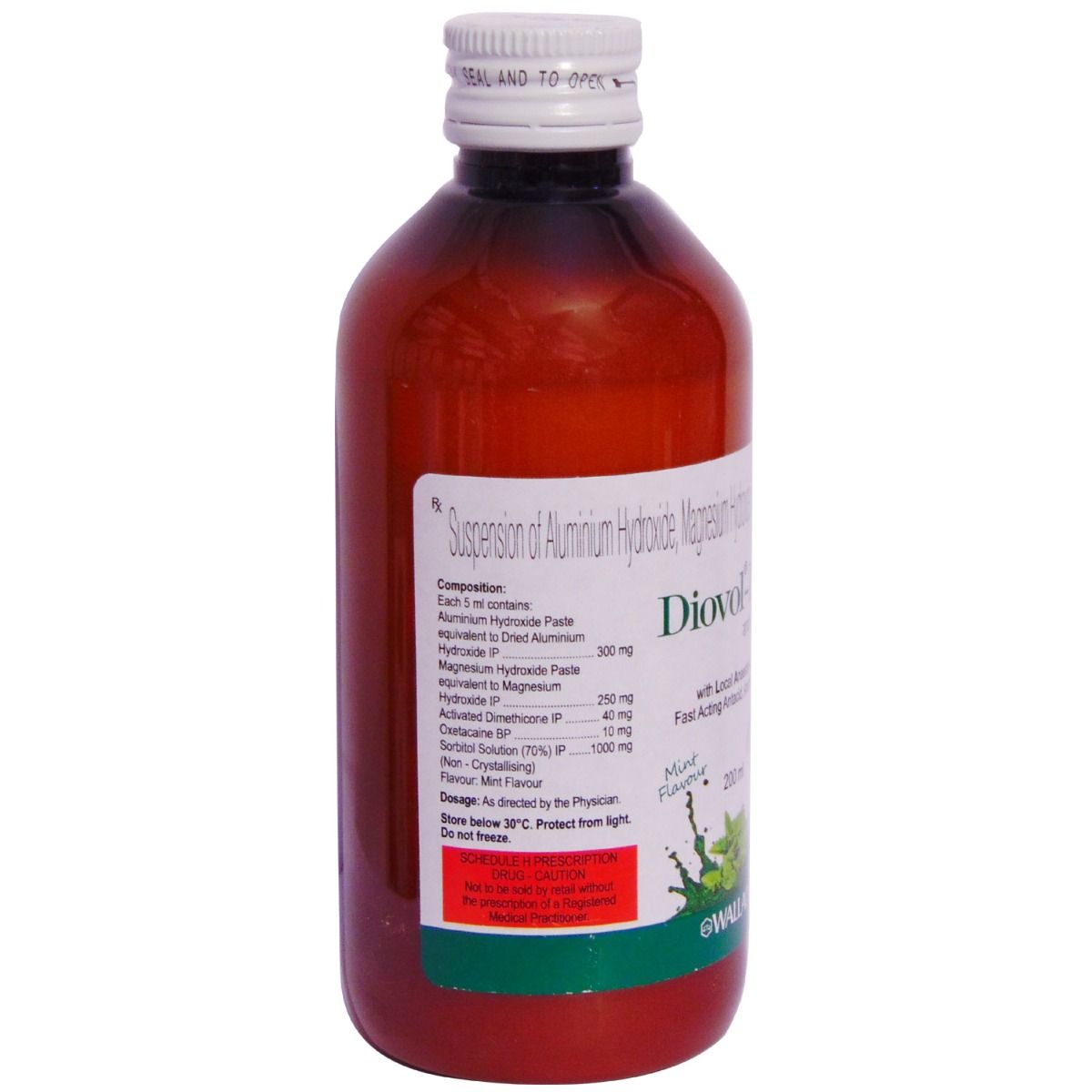 Diovol Mint Sugar Free Oral Solution 200 ml Price, Uses, Side Effects ...