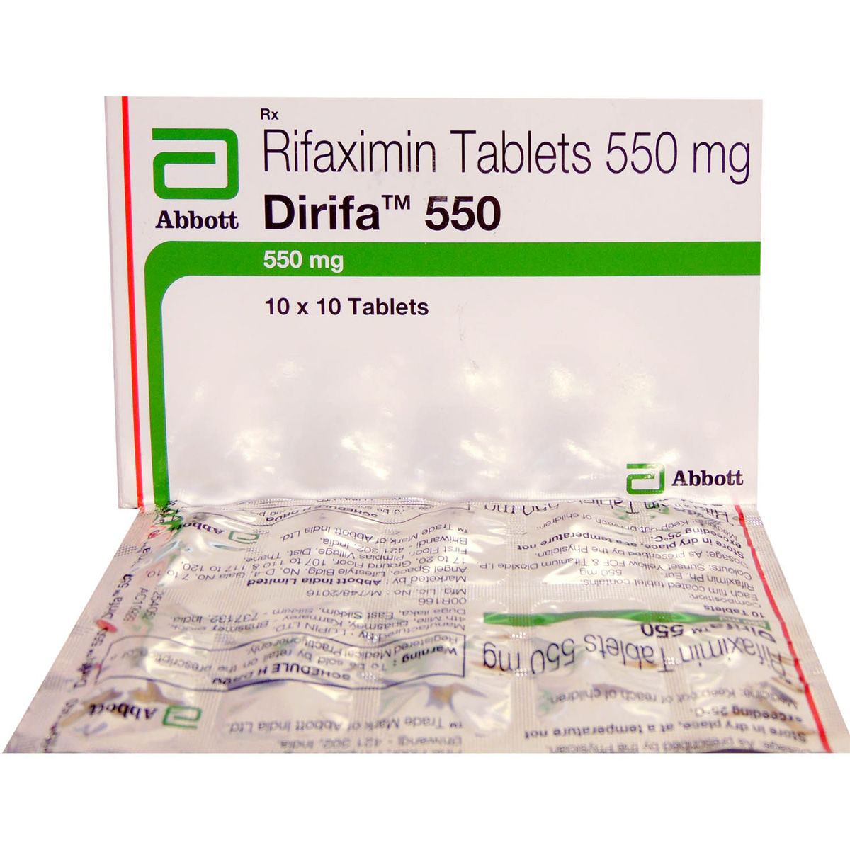 Dirifa 550 Tablet 10's Price, Uses, Side Effects, Composition - Apollo Pharmacy