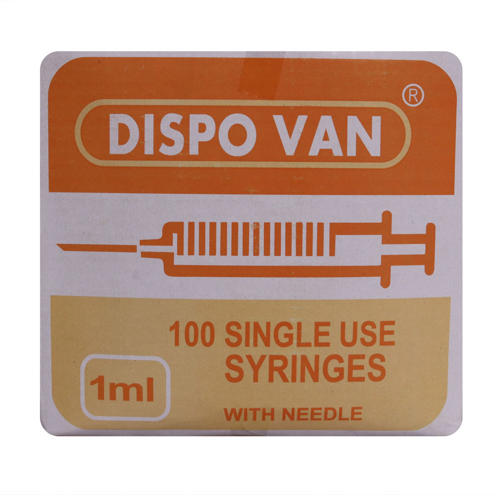 Dispovan Syringe 1Ml 26G X 1/2' Price, Uses, Side Effects, Composition ...