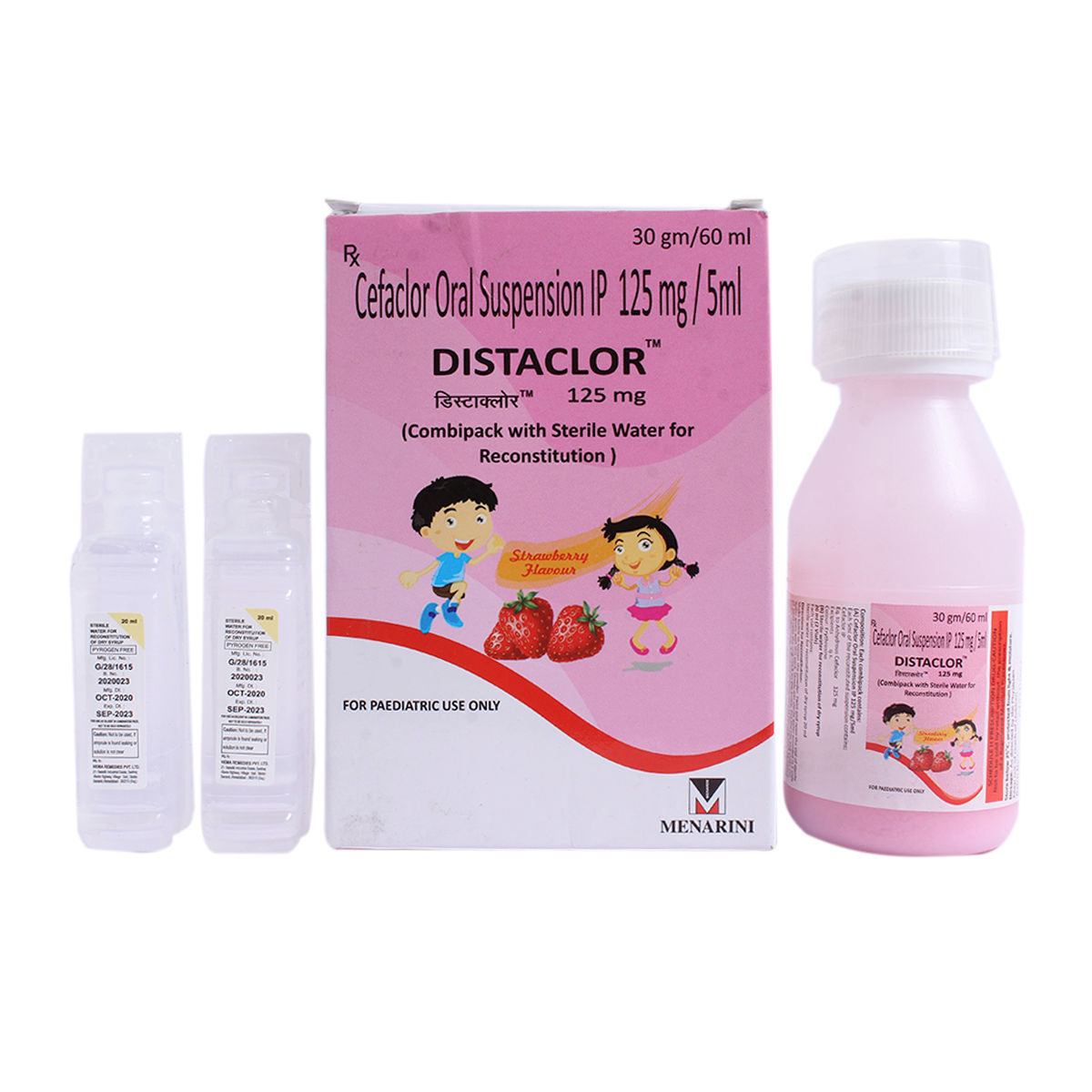 Distaclor 125 mg Strawberry Flavour Suspension 60 ml Price, Uses, Side ...