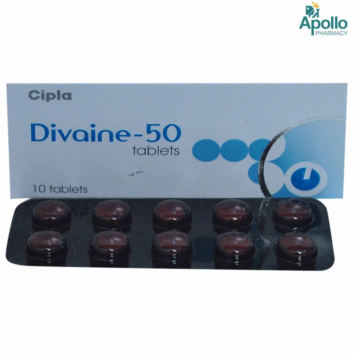 Divaine 50 Tablet 10's Price, Uses, Side Effects, Composition - Apollo ...