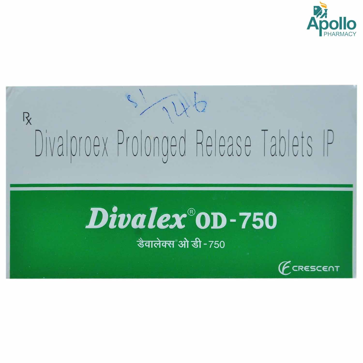 Divalex OD-750 Tablet 10's Price, Uses, Side Effects, Composition ...