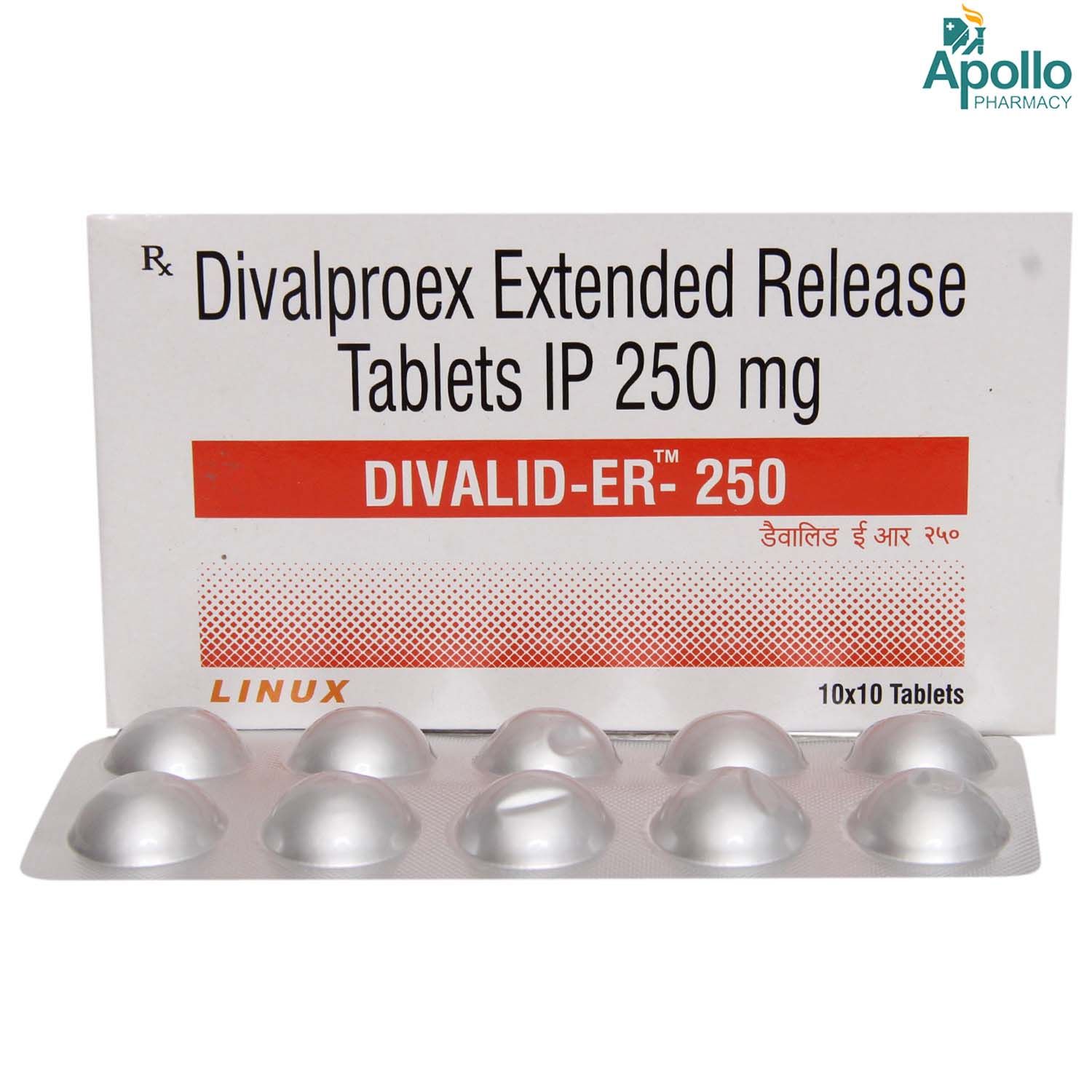 Divalid ER 250 Tablet 10's Price, Uses, Side Effects, Composition ...