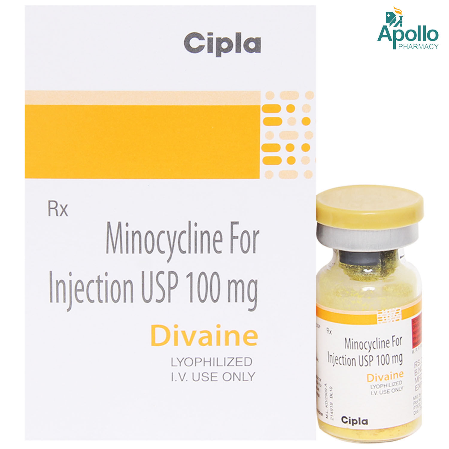 DIVAINE 100MG INJECTION Price, Uses, Side Effects, Composition - Apollo ...