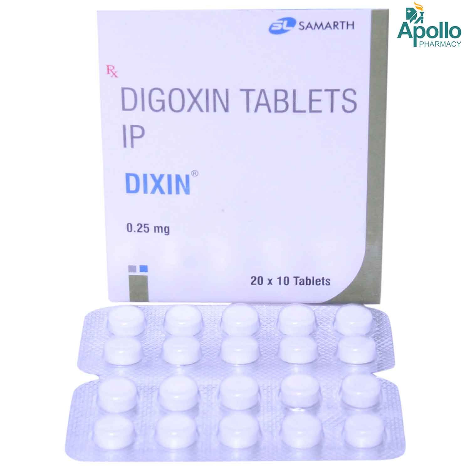 Dixin 0.25 mg Tablet 10's Price, Uses, Side Effects, Composition ...