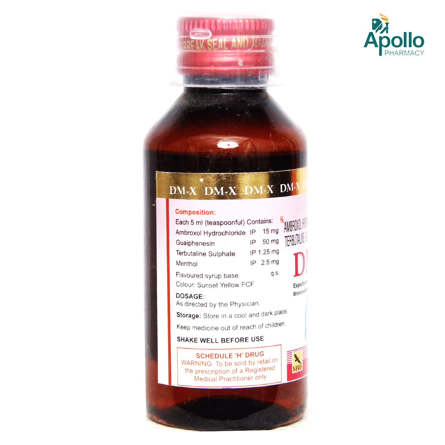 DM-X Syrup 100 ml Price, Uses, Side Effects, Composition - Apollo Pharmacy