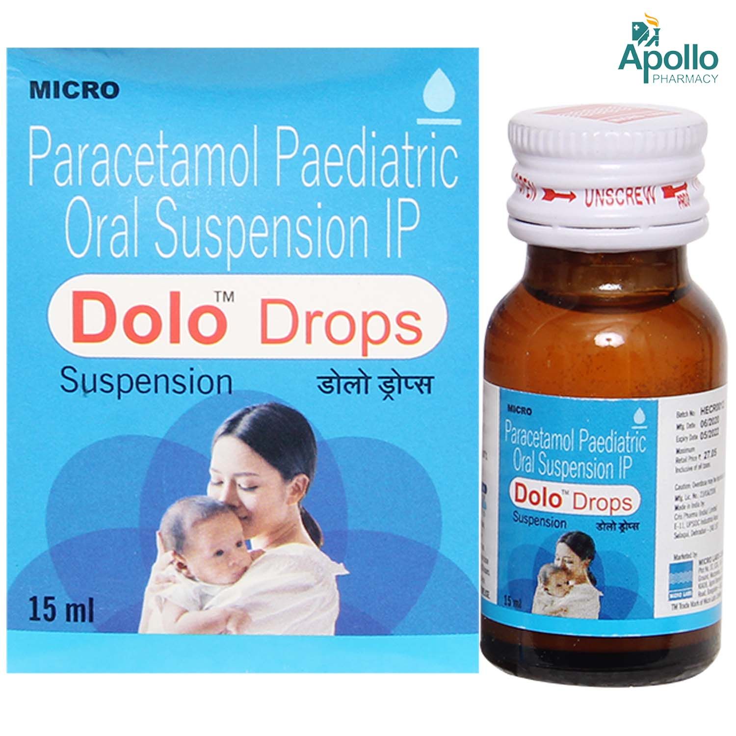 Dolo Oral Drops 15 ml Price, Uses, Side Effects, Composition - Apollo ...