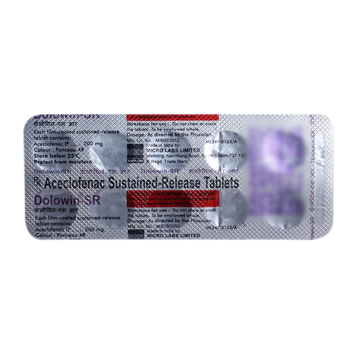 Dolowin SR 200 mg Tablet 10's Price, Uses, Side Effects, Composition ...