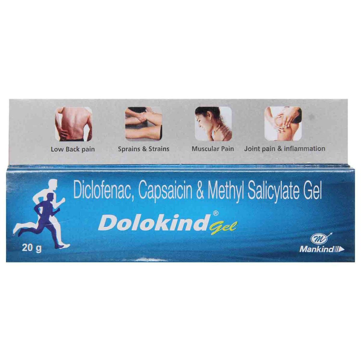 Dolokind Gel 20 gm Price, Uses, Side Effects, Composition - Apollo Pharmacy