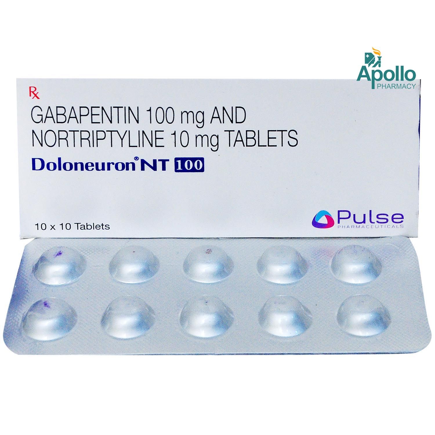 Doloneuron NT 100 Tablet 10's Price, Uses, Side Effects, Composition - Apollo Pharmacy