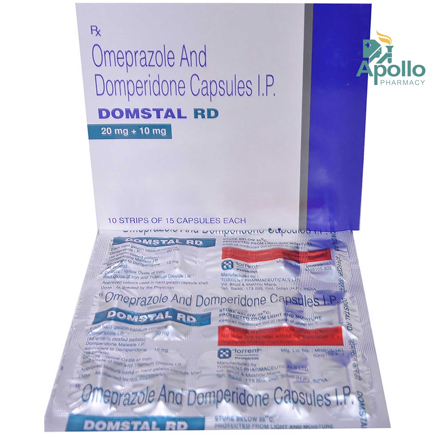 Domstal RD Capsule 15's Price, Uses, Side Effects, Composition - Apollo ...