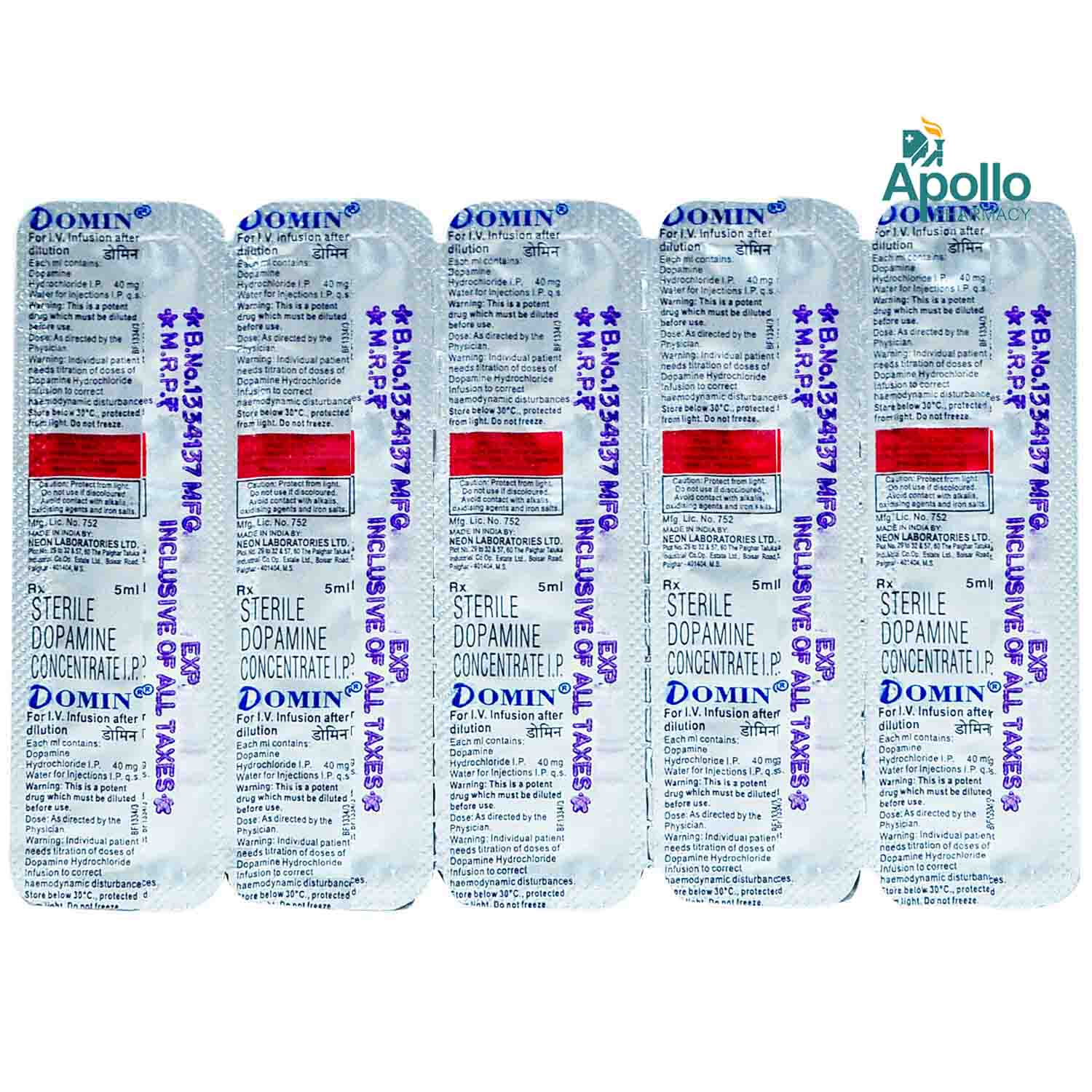 Domin 200 mg Injection 5 ml Price, Uses, Side Effects, Composition ...