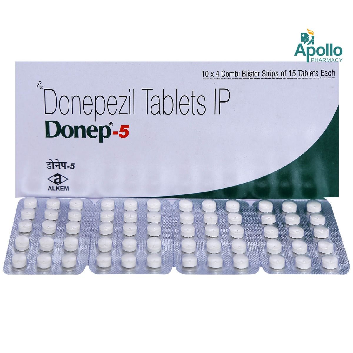 Donep 5 Tablet 15's Price, Uses, Side Effects, Composition - Apollo ...