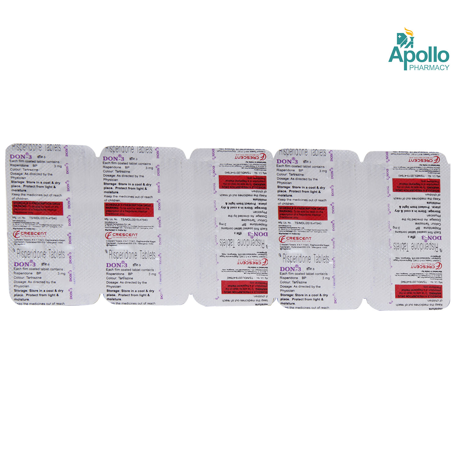 DON 3MG TABLET Price, Uses, Side Effects, Composition - Apollo Pharmacy