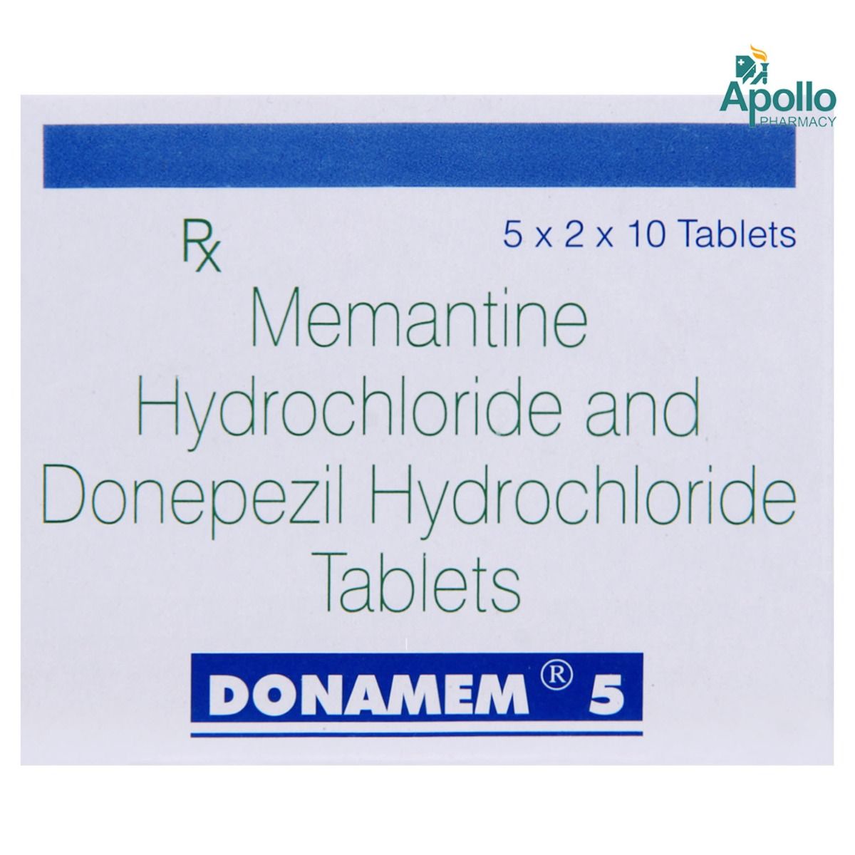 Donamem 5 Tablet 10's Price, Uses, Side Effects, Composition - Apollo ...