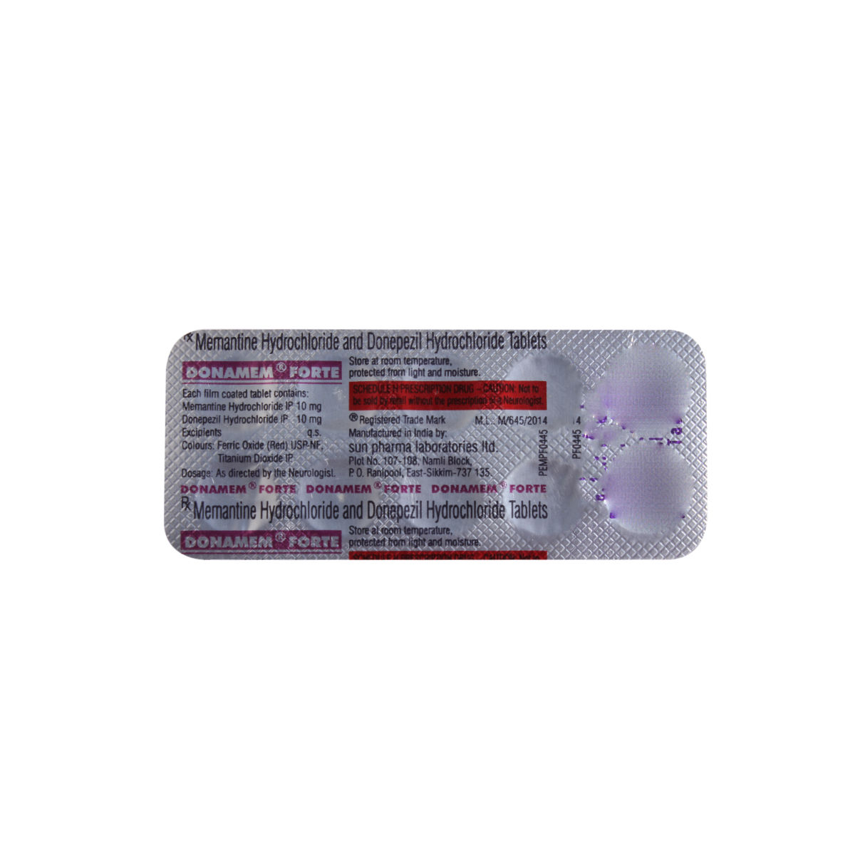 Donamem Forte Tablet 10's Price, Uses, Side Effects, Composition ...