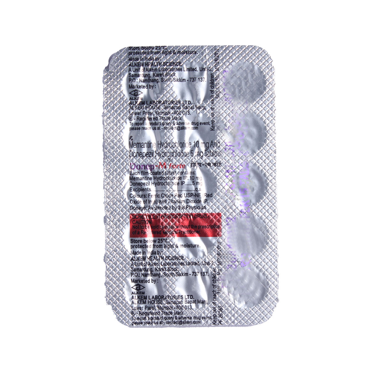 Donep-M Forte Tablet 15's Price, Uses, Side Effects, Composition ...