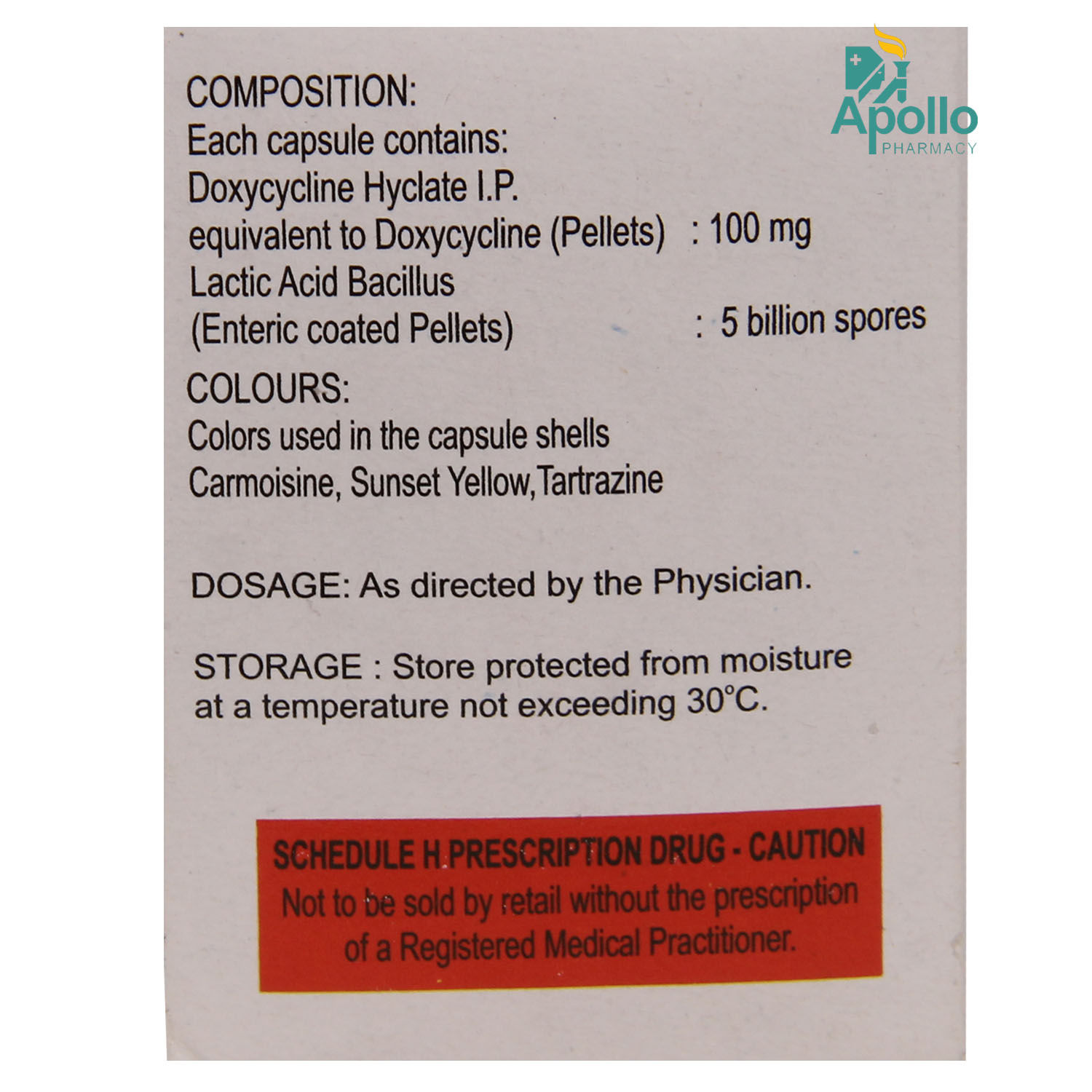 Doxypal DR-L Capsule 10's Price, Uses, Side Effects, Composition ...