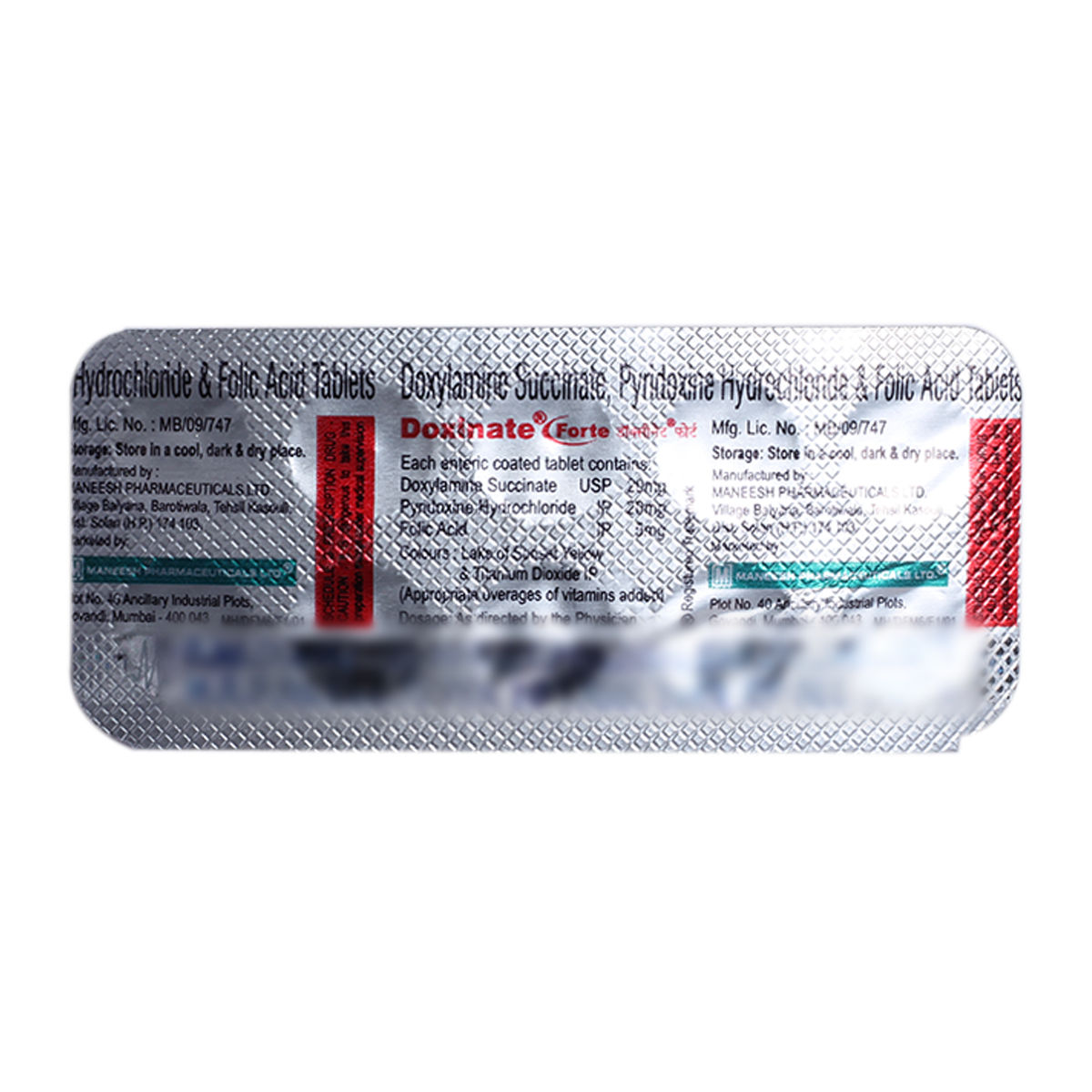 Doxinate Forte Tablet 10's Price, Uses, Side Effects, Composition ...