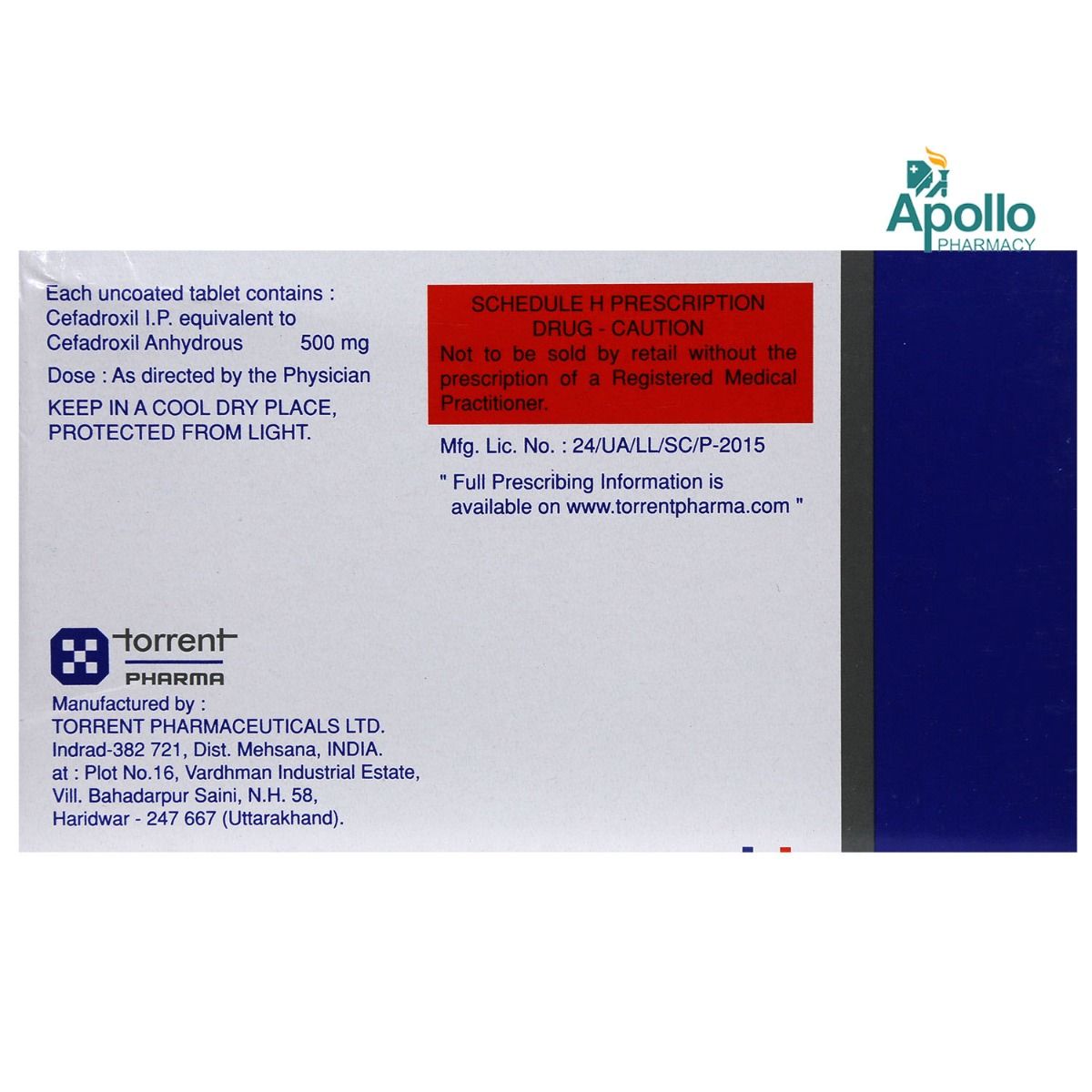 Droxyl-500 Tablet 10's Price, Uses, Side Effects, Composition - Apollo ...